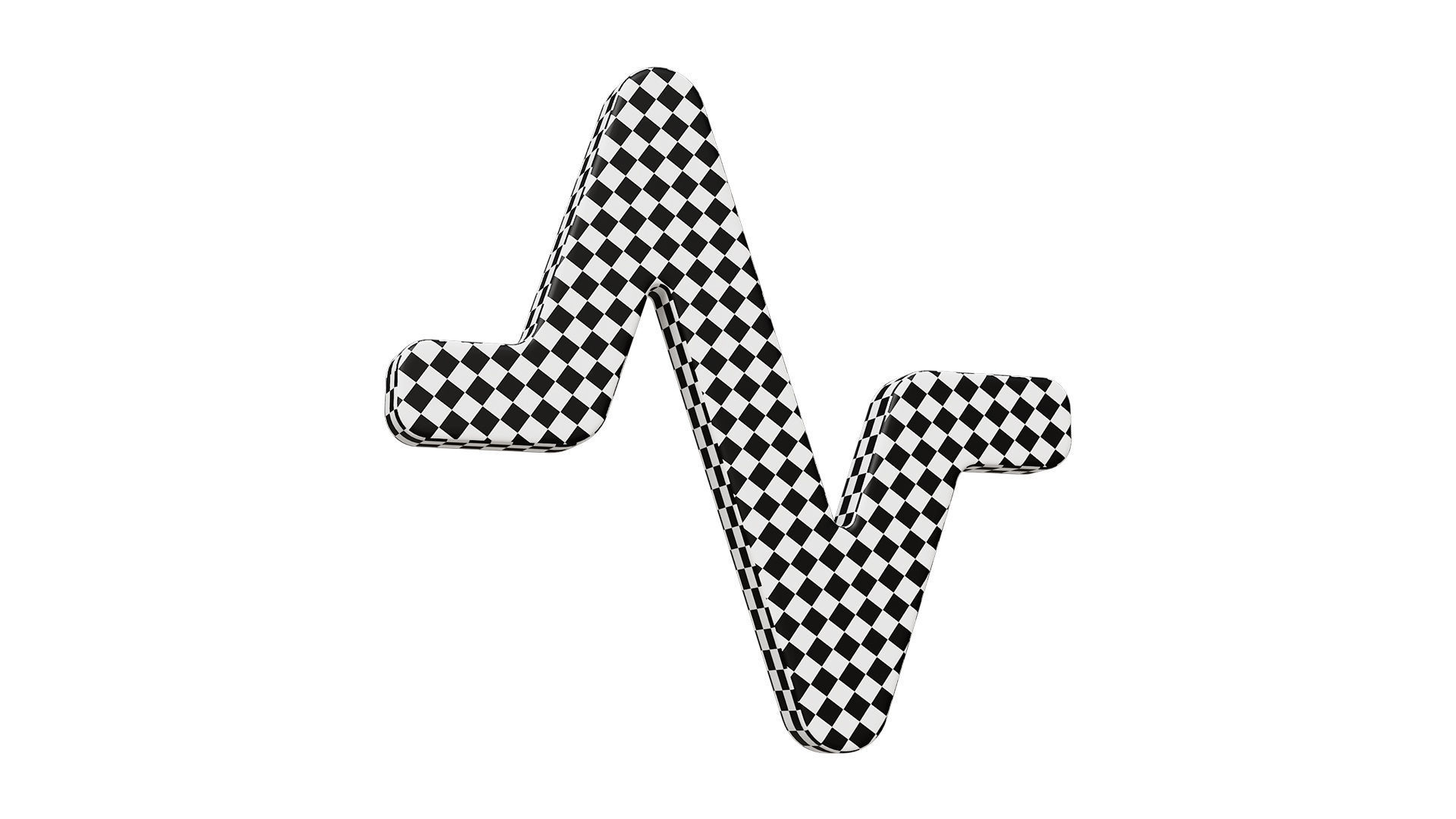 3D model Waveform icon VR / AR / low-poly | CGTrader