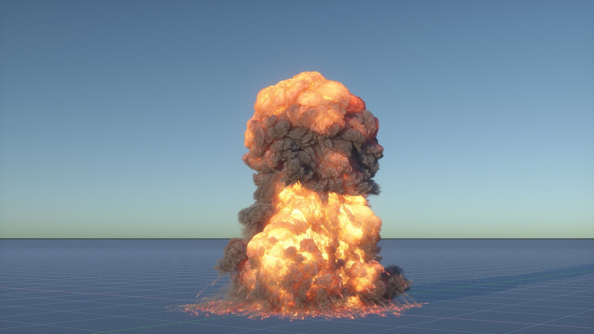 Big Gasoline Explosion 3D model animated | CGTrader