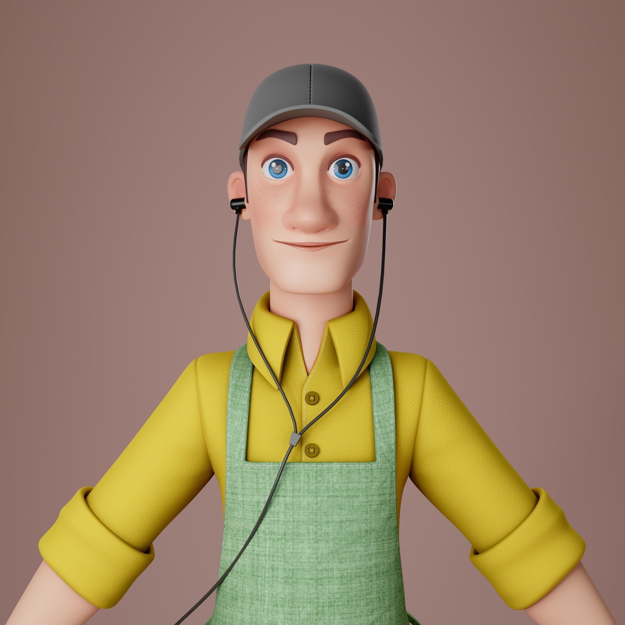 3D model Chef Animation ready 3D Model VR / AR / low-poly | CGTrader