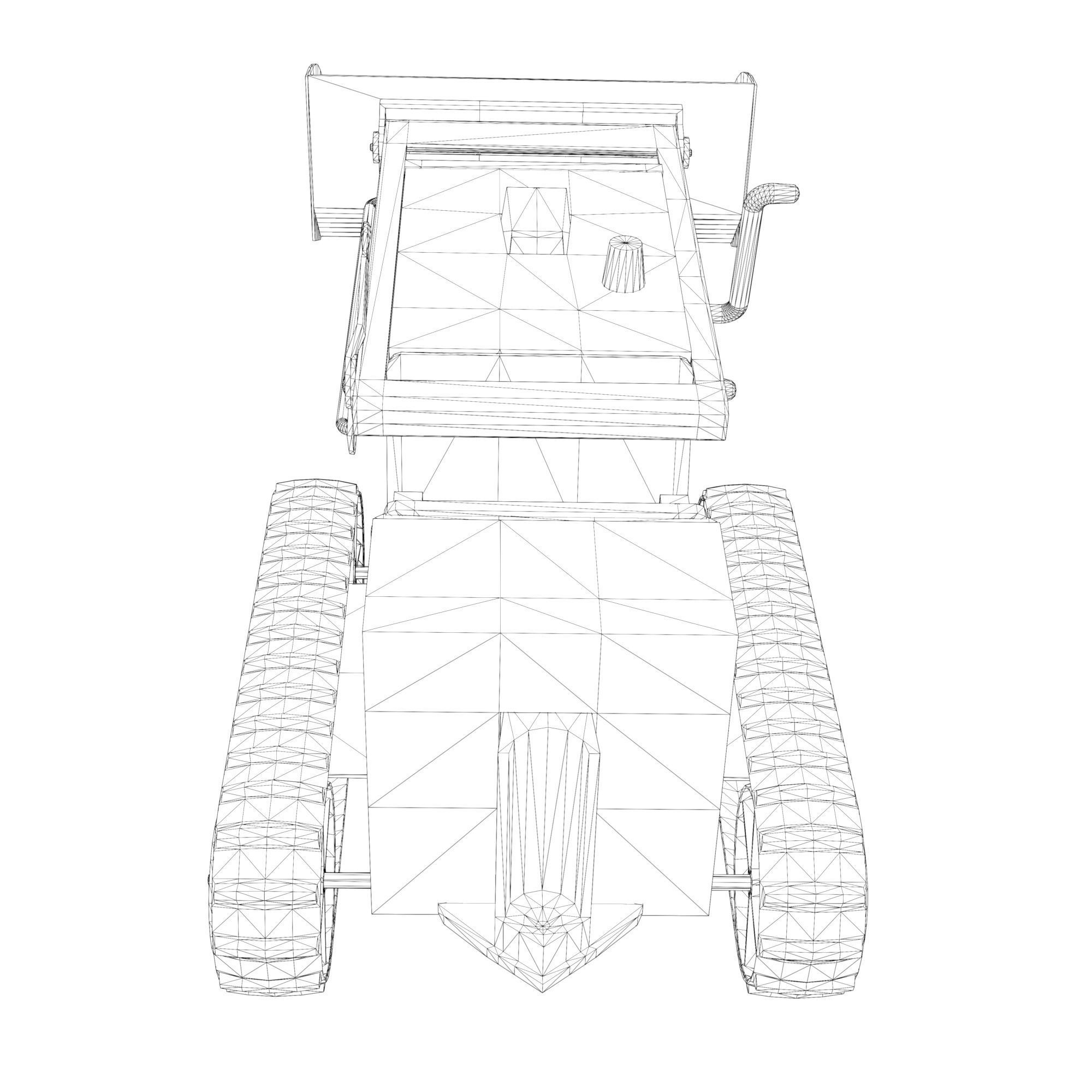 3D model Old Tonka excavator toy VR / AR / low-poly | CGTrader