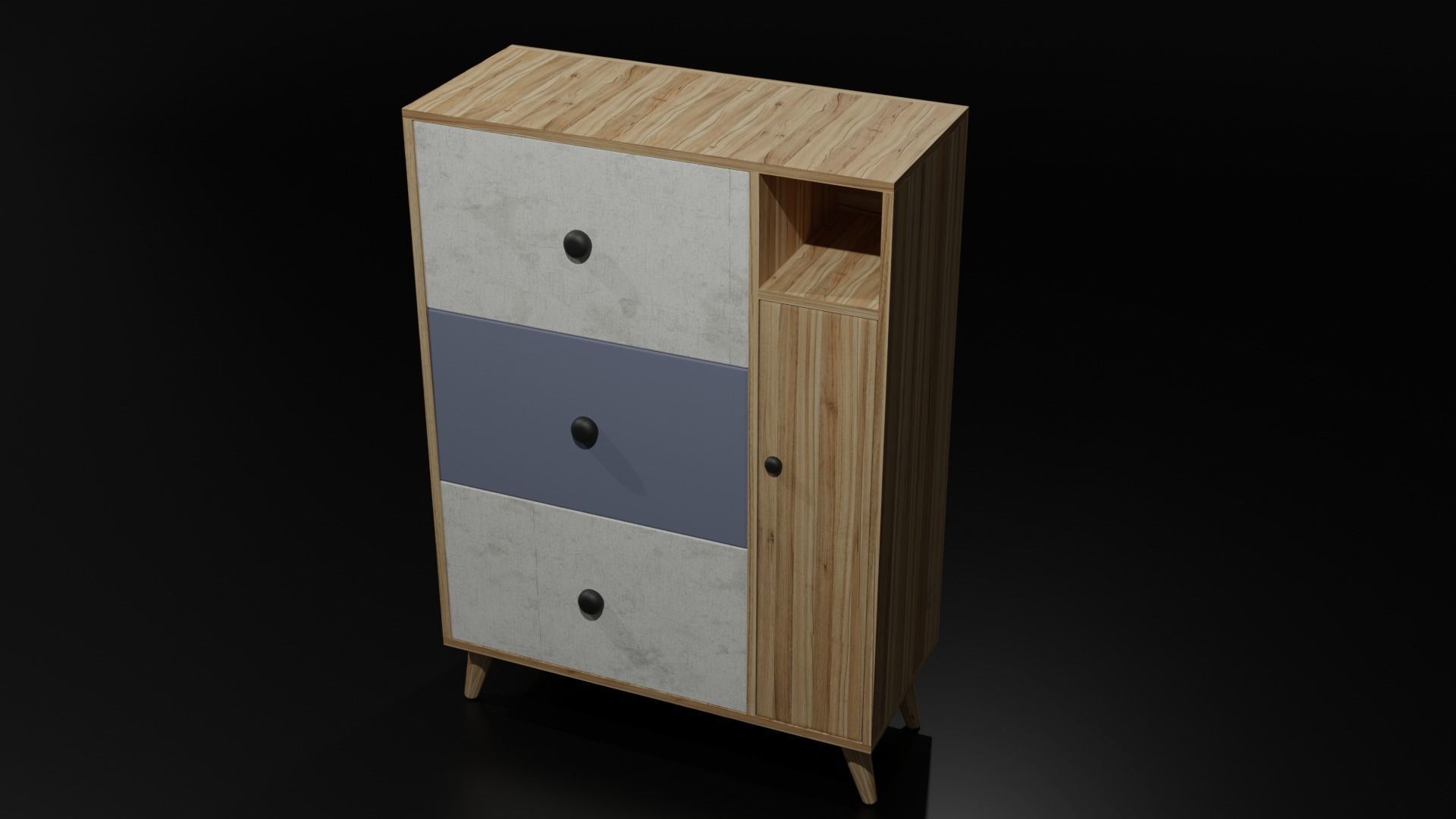 Shoe Storage Drawer free 3D model | CGTrader