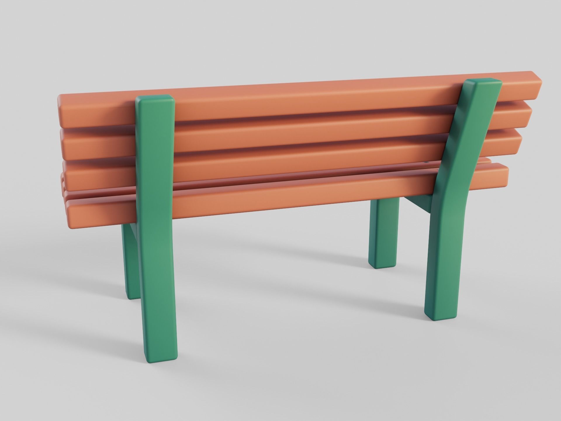 3D model Cartoon Bench 6 VR / AR / low-poly | CGTrader