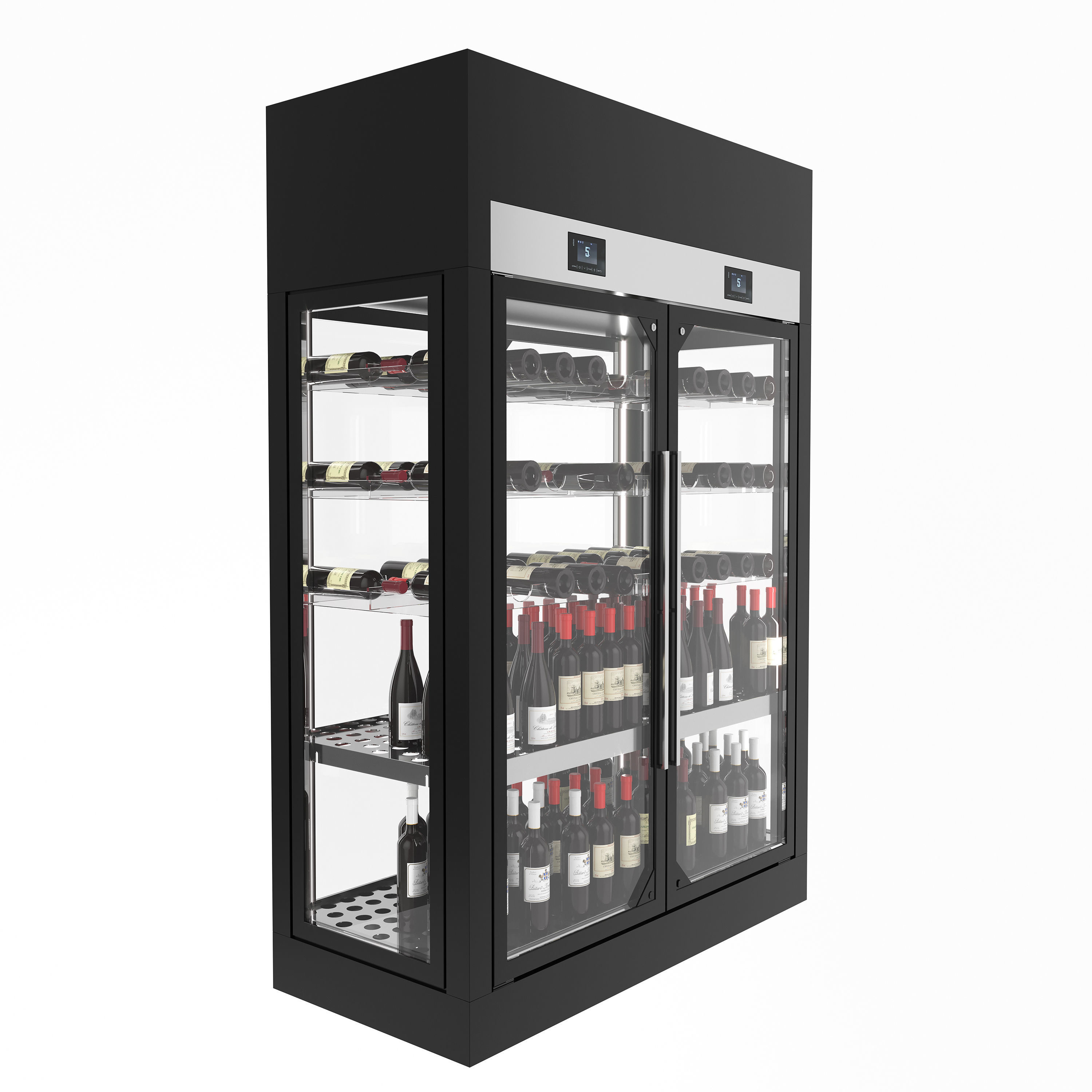 Enofrigo Wine Library Refrigerated Display Cabinet 3D model | CGTrader