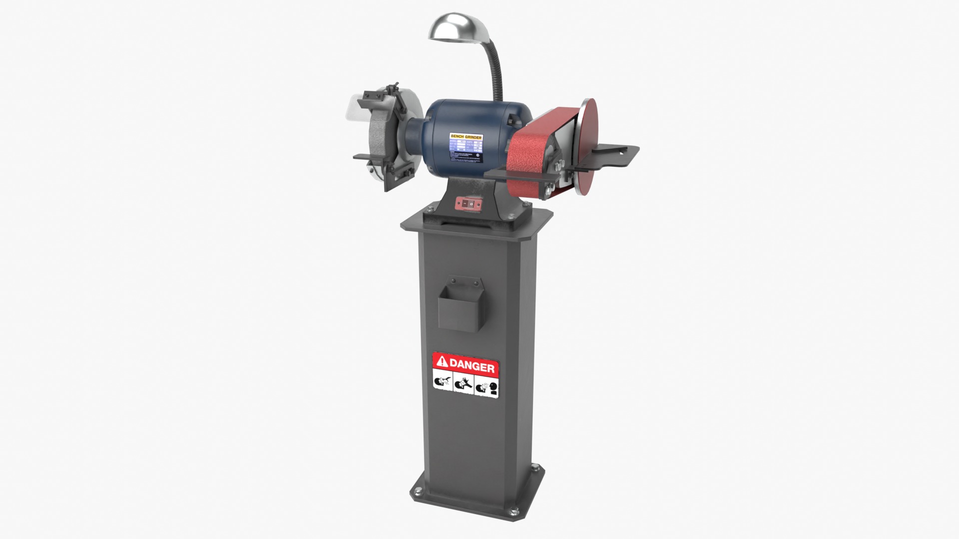 3D model Bench Grinder VR / AR / low-poly | CGTrader