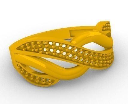 Womens Ring stl 3D model 3D printable | CGTrader
