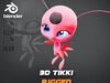 3D model Tikki - Kwami Rigged from miraculous ladybug for Blender VR ...