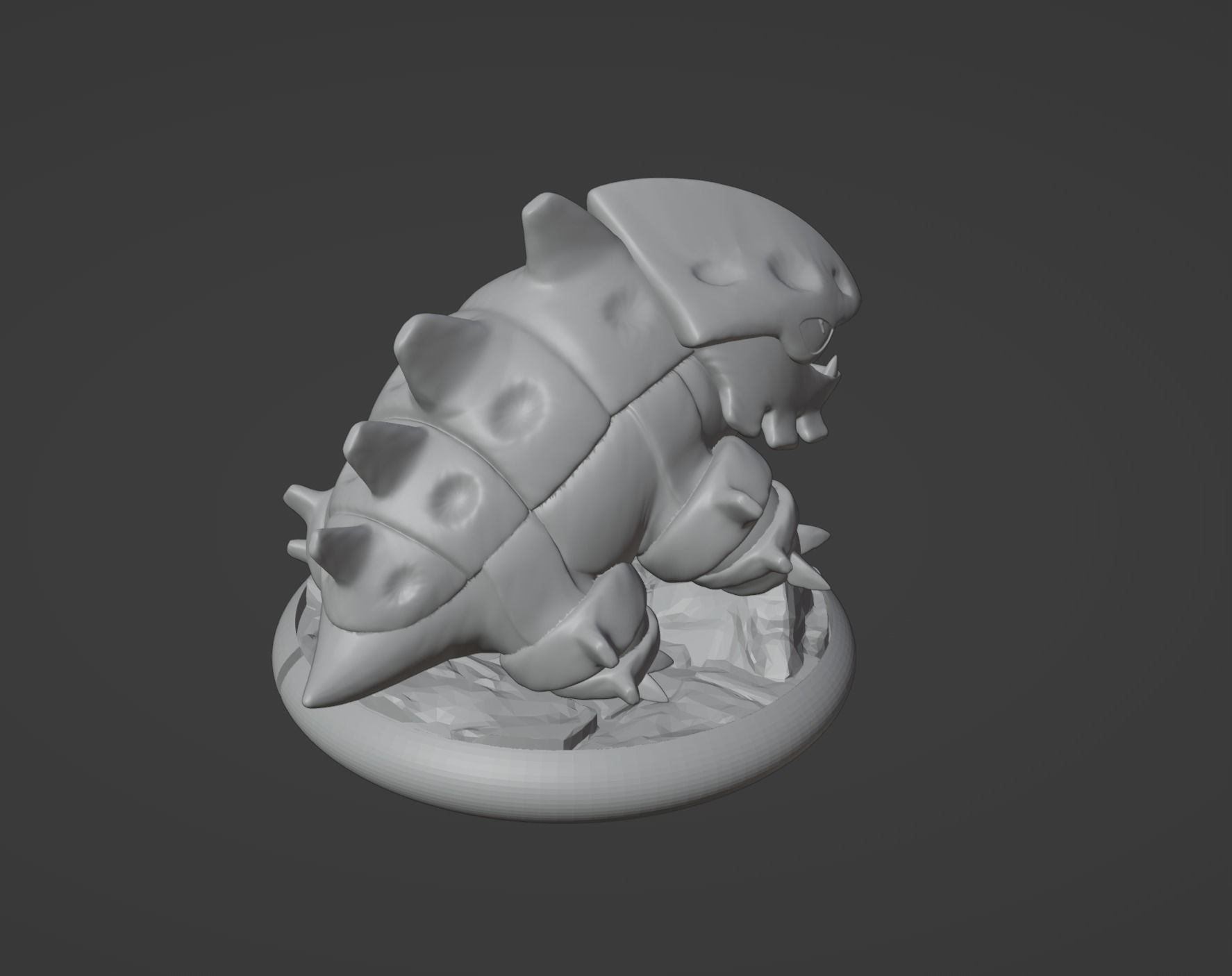 Lairon pokemon 3D print model 3D model 3D printable | CGTrader