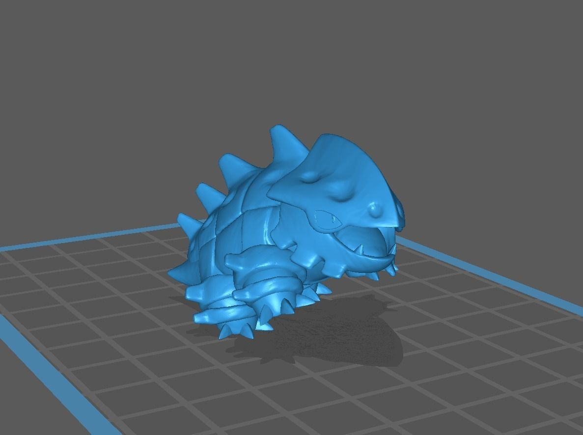 Lairon pokemon 3D print model 3D model 3D printable | CGTrader