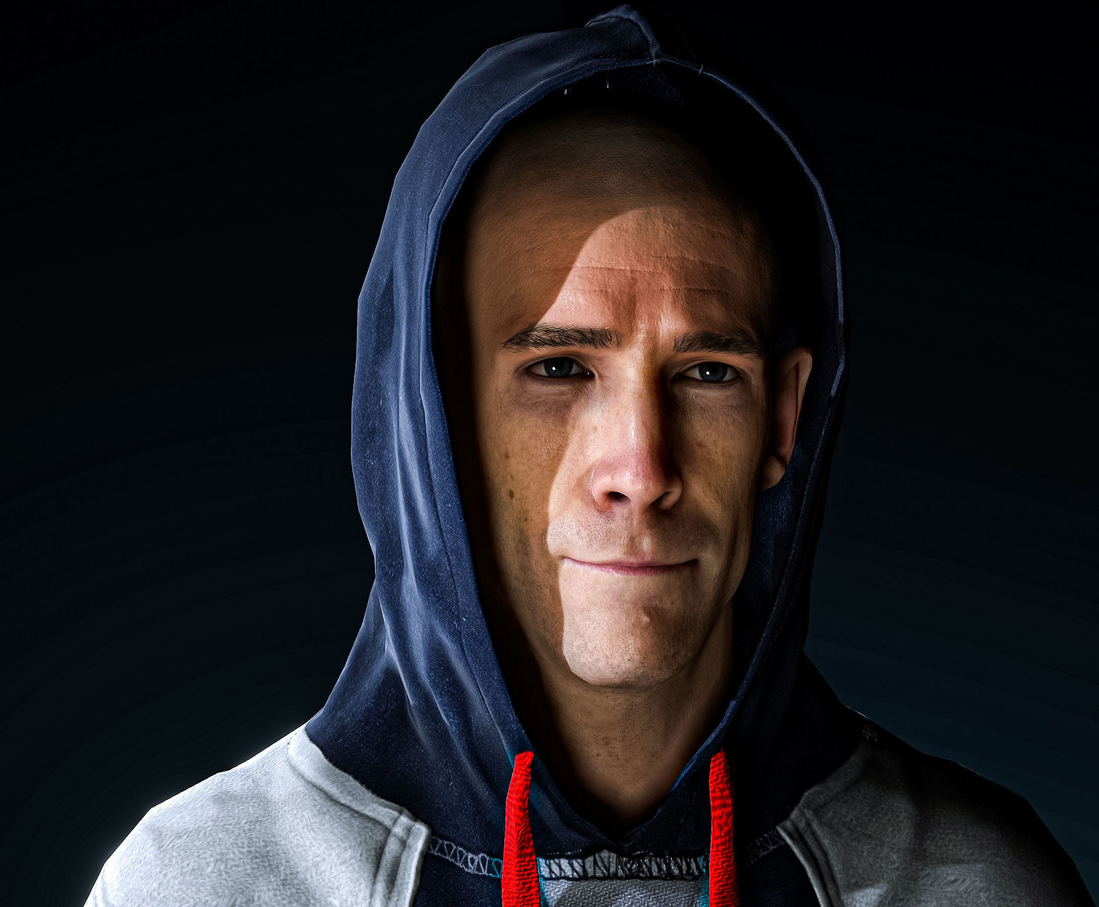 3D model High Quality Realistic Man HipHop Rapper VR / AR / low-poly ...