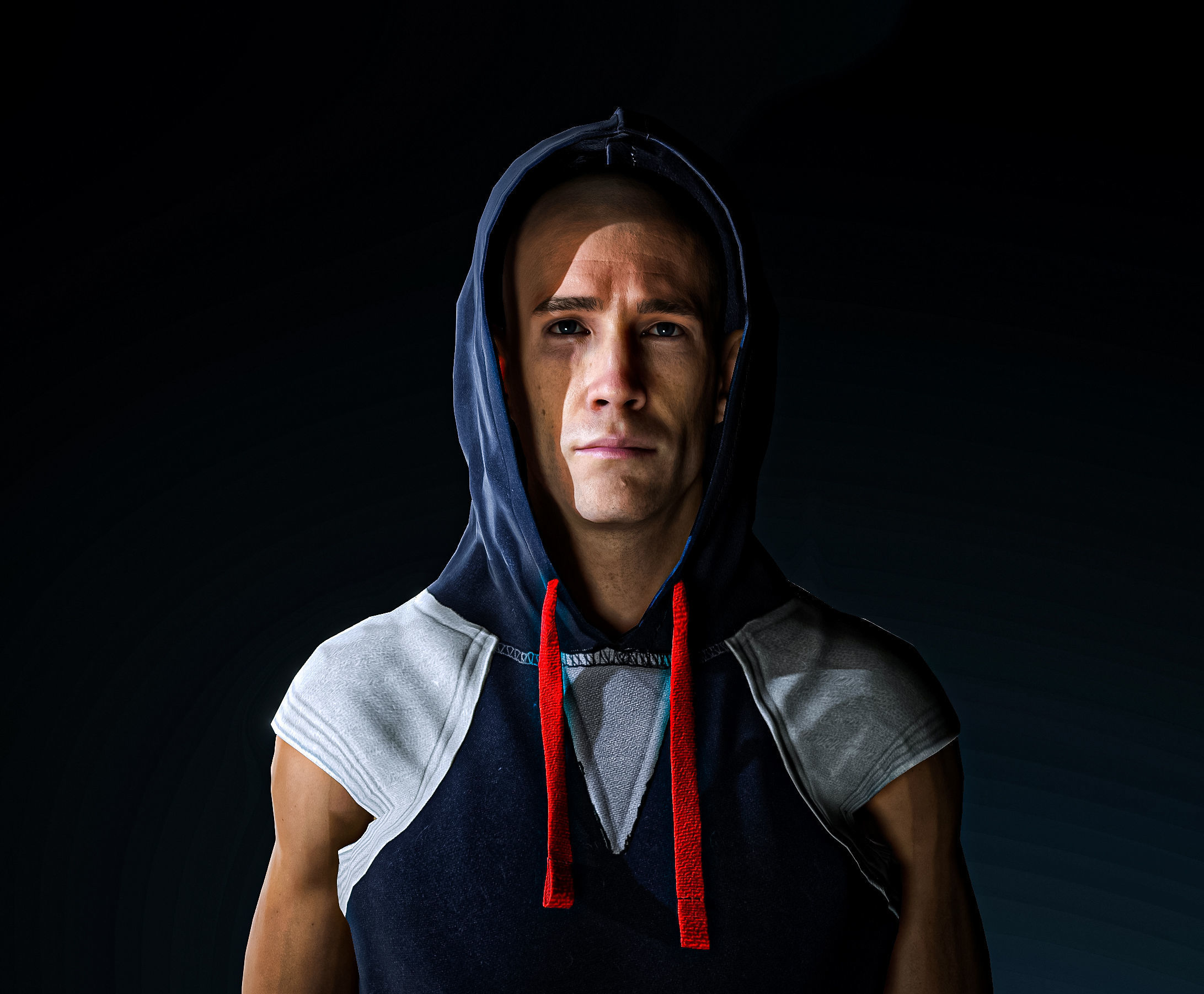 3D model High Quality Realistic Man HipHop Rapper VR / AR / low-poly ...