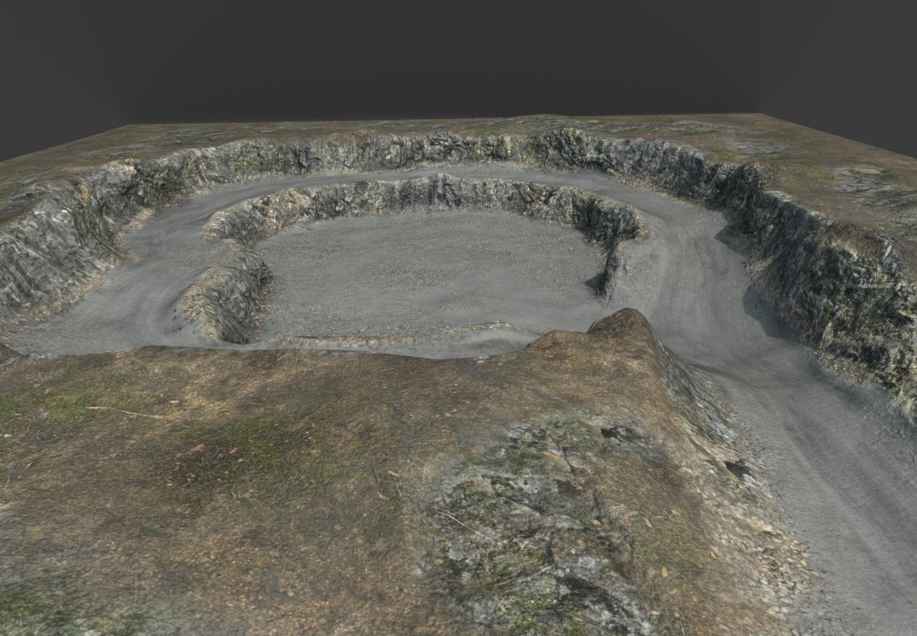3D model Mine Quarry VR / AR / low-poly | CGTrader