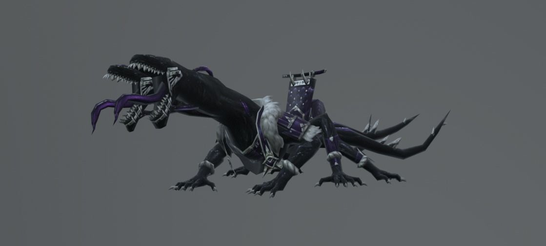 3D model Twin Head Lizard Alien VR / AR / low-poly | CGTrader