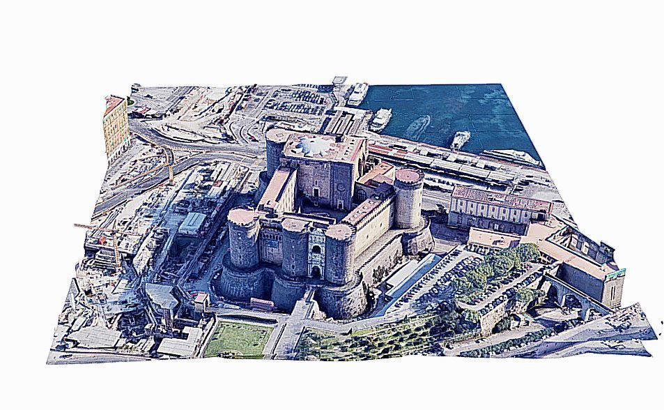 3D model Castel Nuovo - Castle - Naples - Napoli VR / AR / low-poly ...