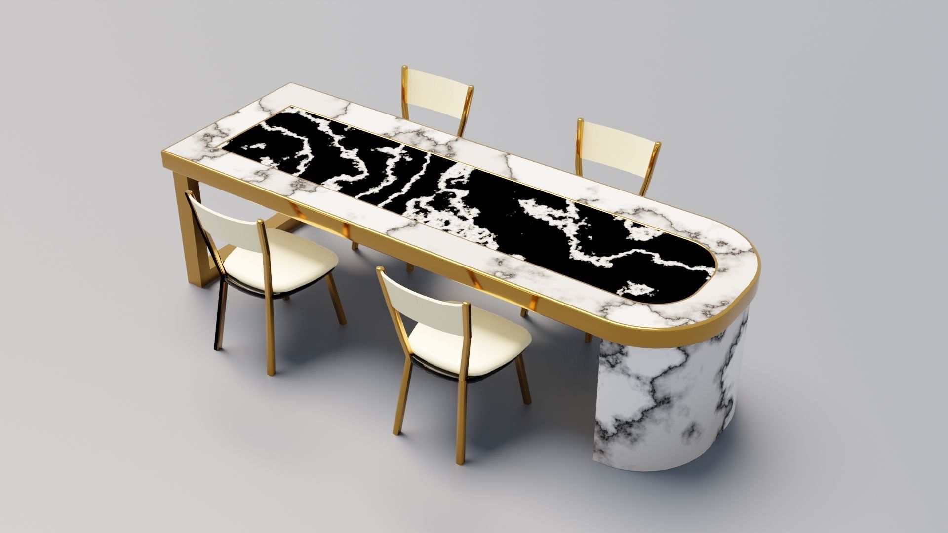 3D Dining Table 3D model | CGTrader