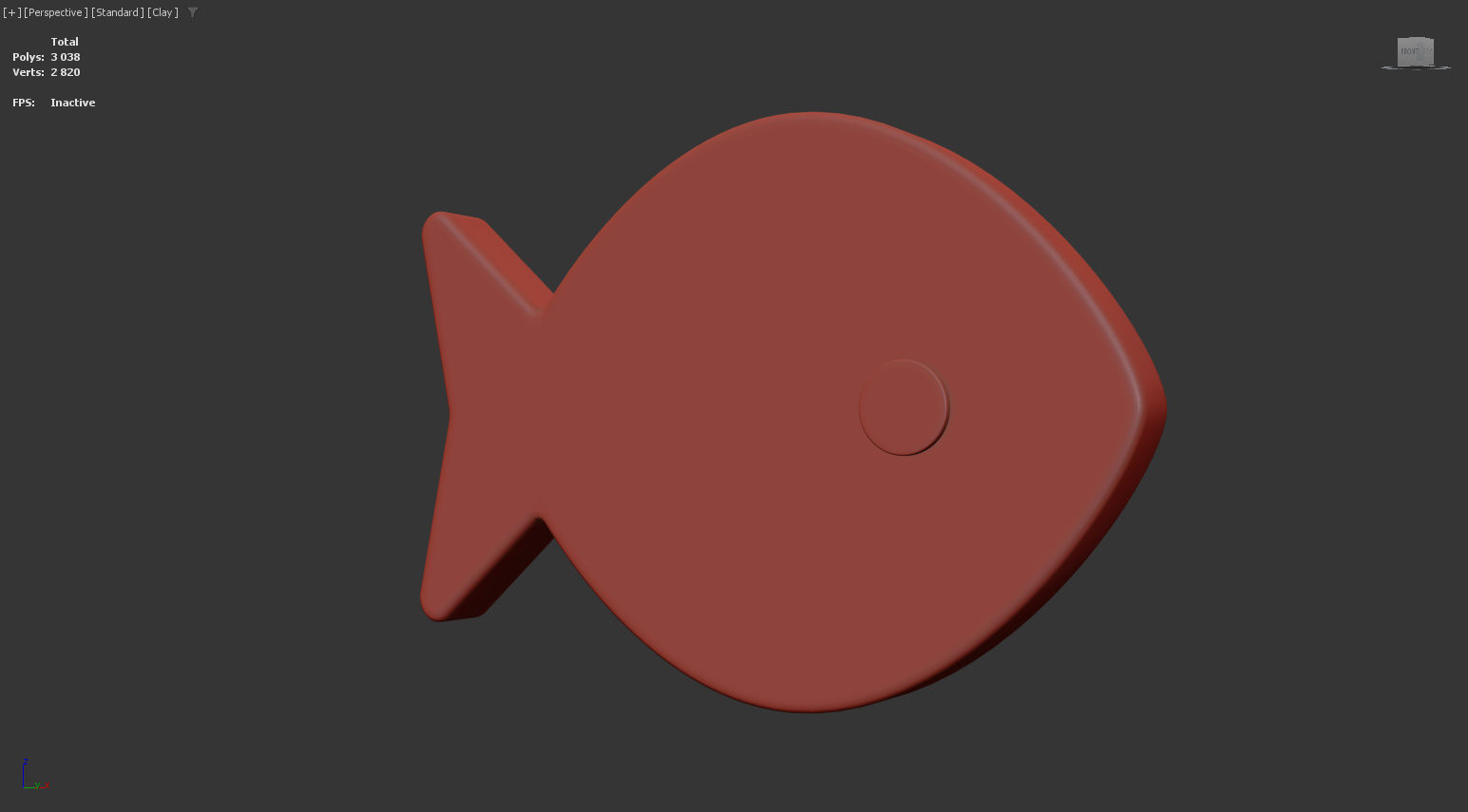 3D model Fish icon VR / AR / low-poly | CGTrader