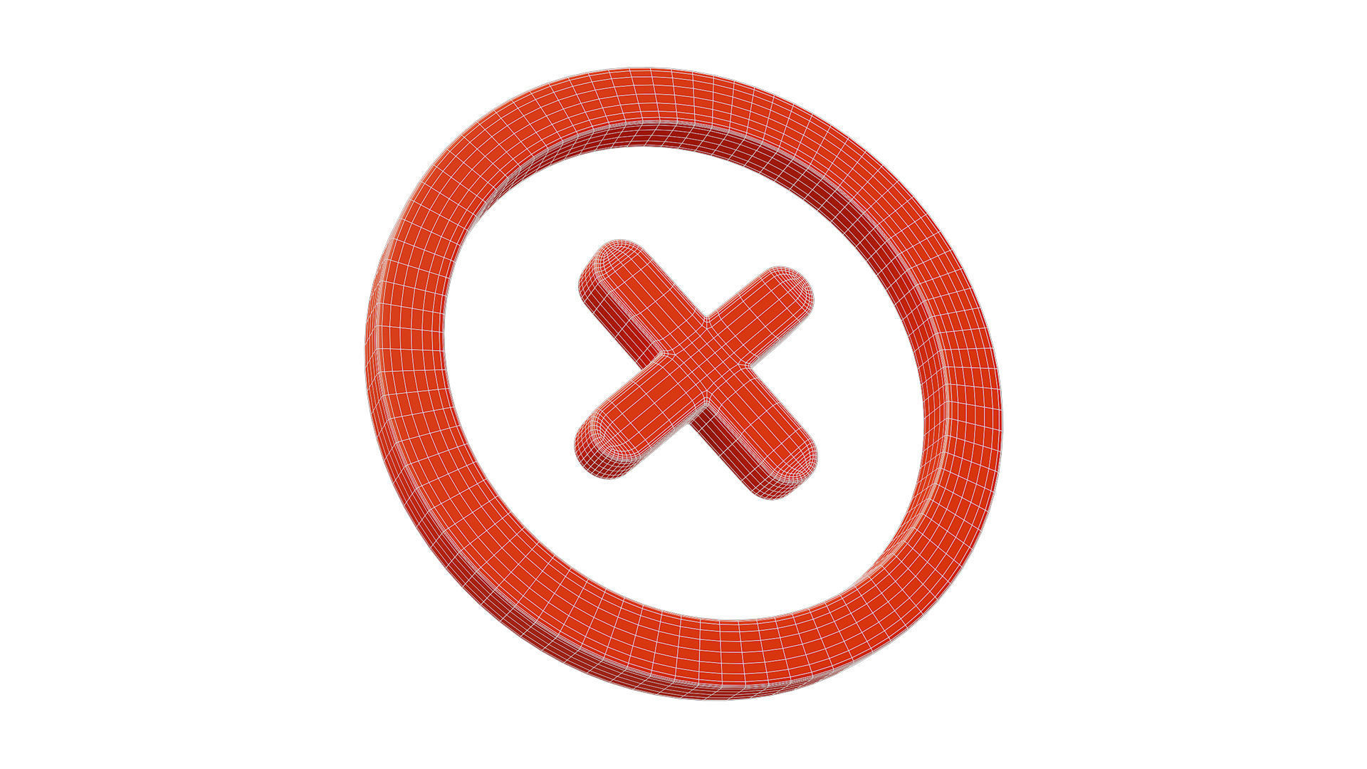 Cross Mark Symbol 3D model | CGTrader