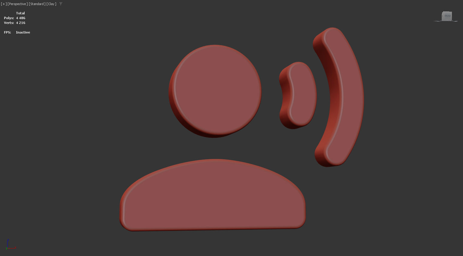 3D model Voice recording icon VR / AR / low-poly | CGTrader