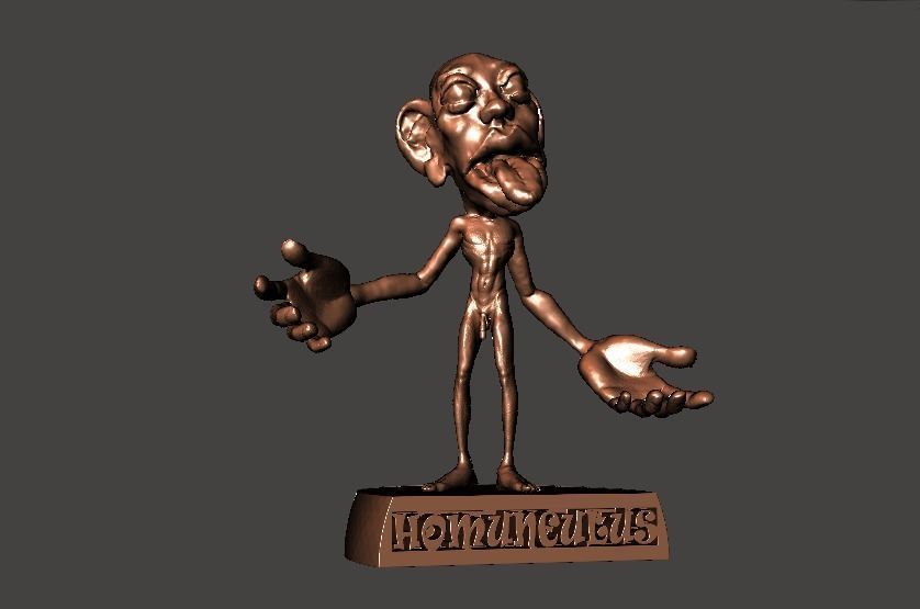 The cortical sensory Homunculus 3D model 3D printable | CGTrader
