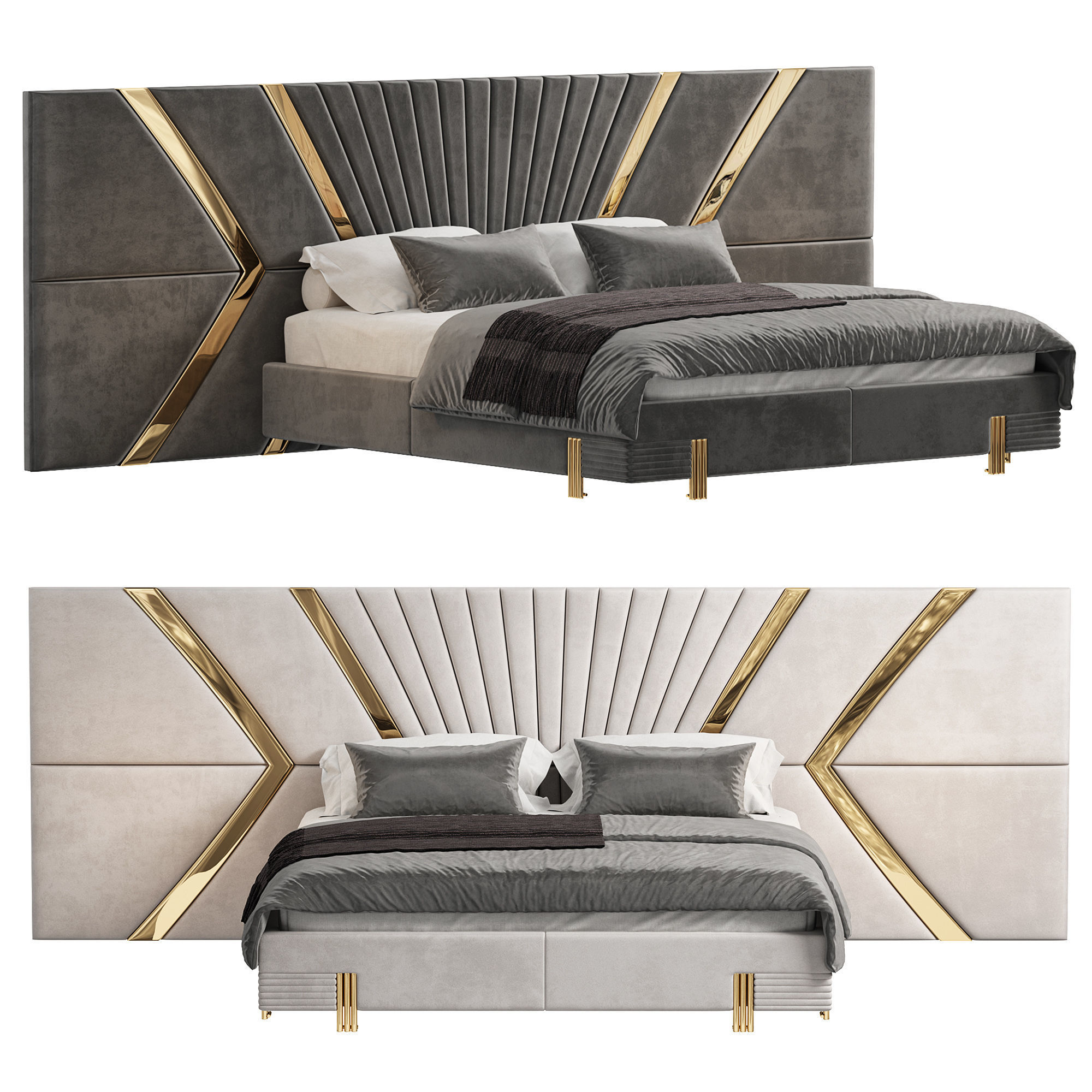 Piero Bed 3D model | CGTrader