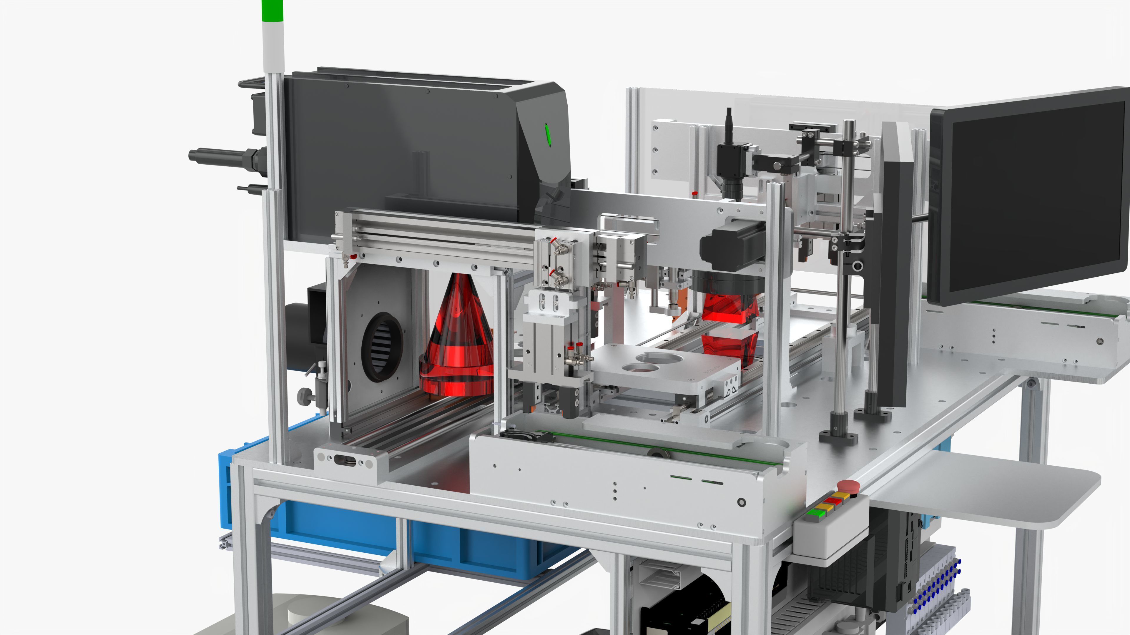 Marking Visual Inspection all-in-one Machine 3D model | CGTrader