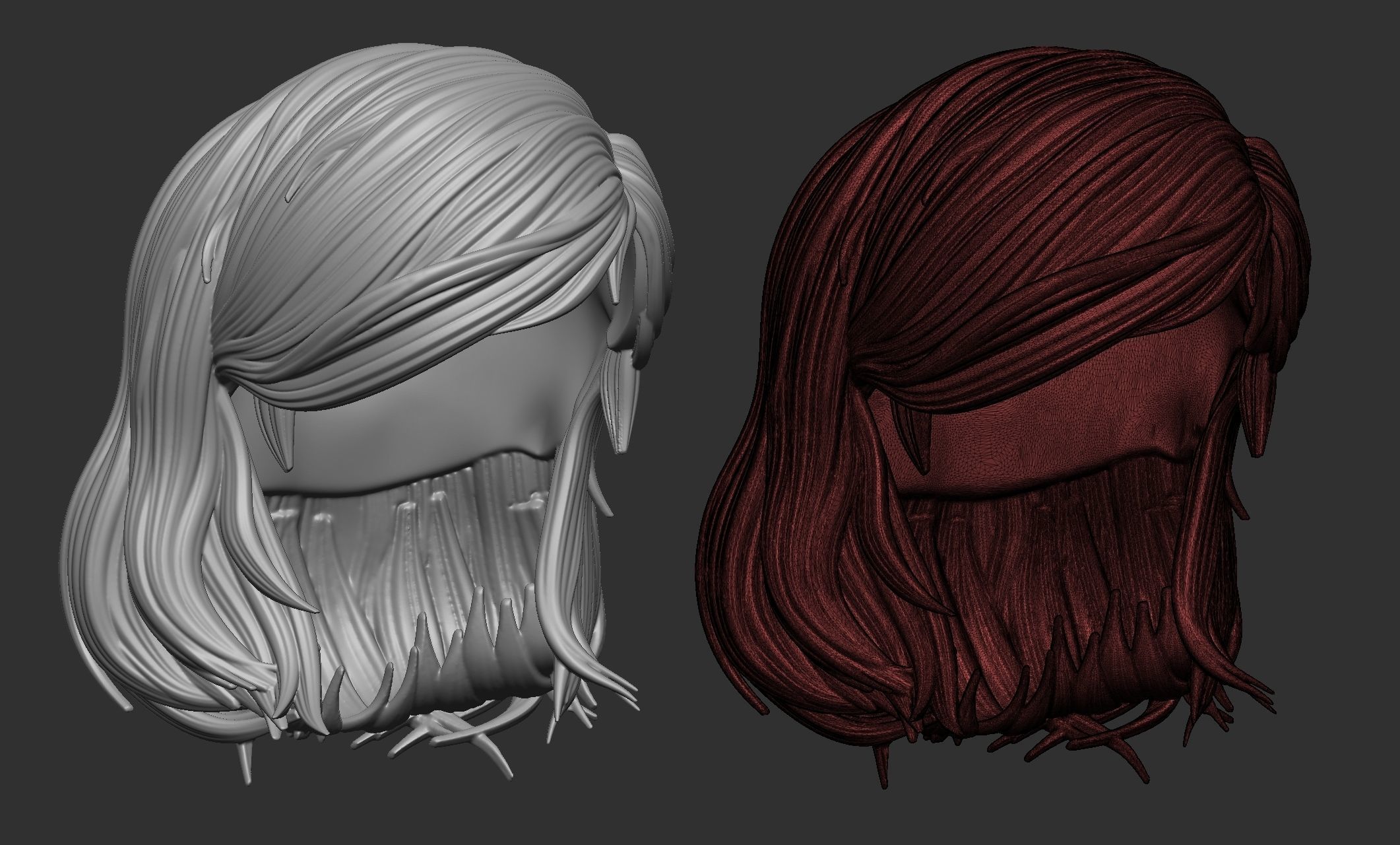 Hair 55 3D model | CGTrader