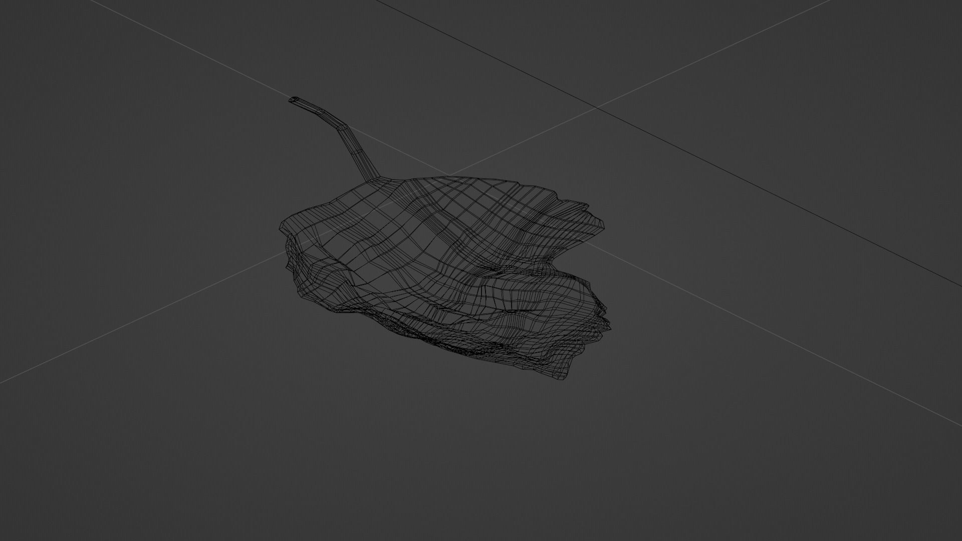 3D model Leaf 3D model lying on grass VR / AR / low-poly | CGTrader