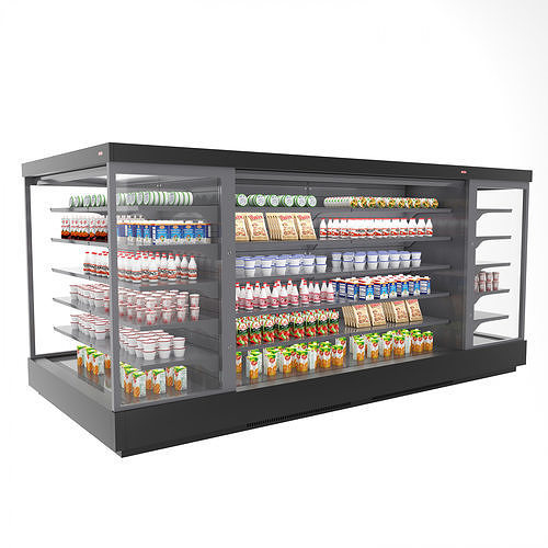 Refrigerated Showcase Arneg Panama 3D model | CGTrader