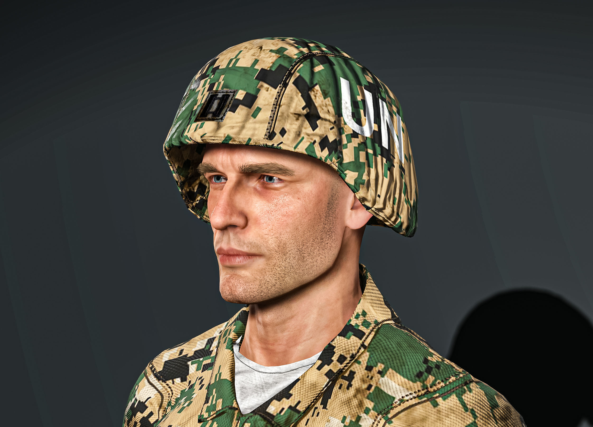 3D model High Quality Realistic Solider Forest 01 VR / AR / low-poly | CGTrader