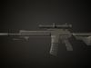 3D model M38 Designated Marksman Rifle ready for roblox VR / AR / low ...