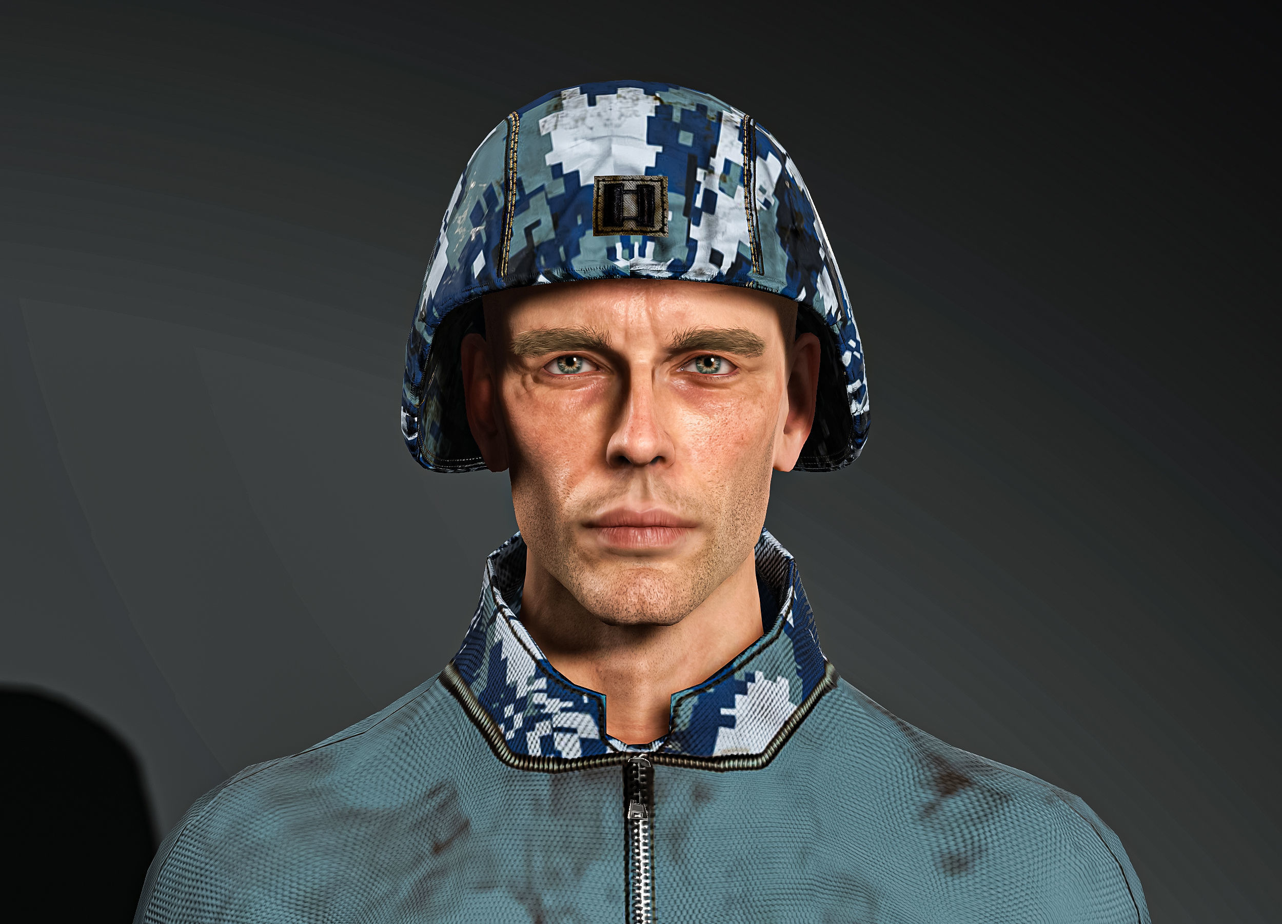 3D model High Quality Realistic Soldier Navy 03 VR / AR / low-poly ...