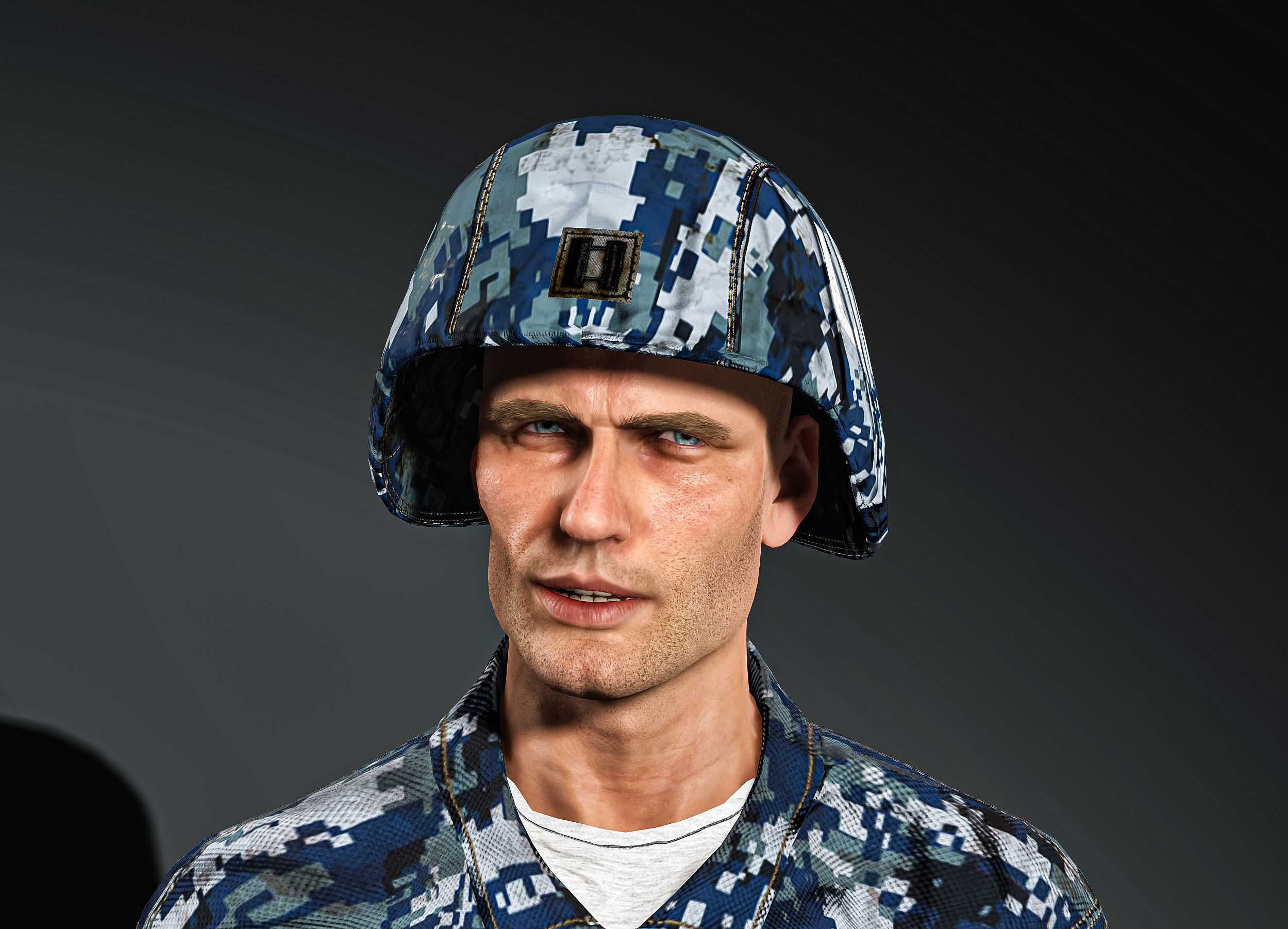 3D model High Quality Realistic Soldier Navy 02 VR / AR / low-poly ...
