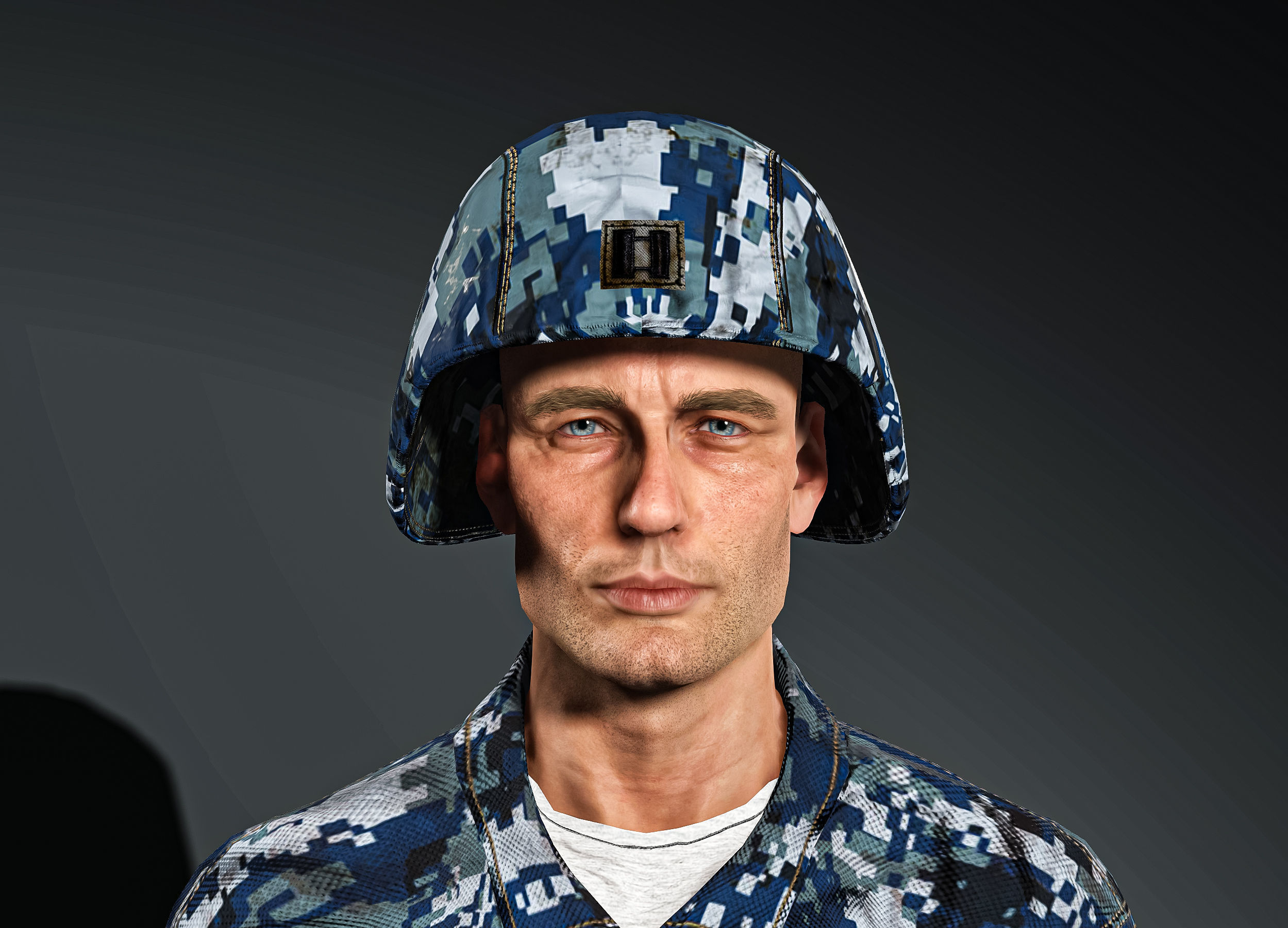 3D model High Quality Realistic Soldier Navy 02 VR / AR / low-poly ...