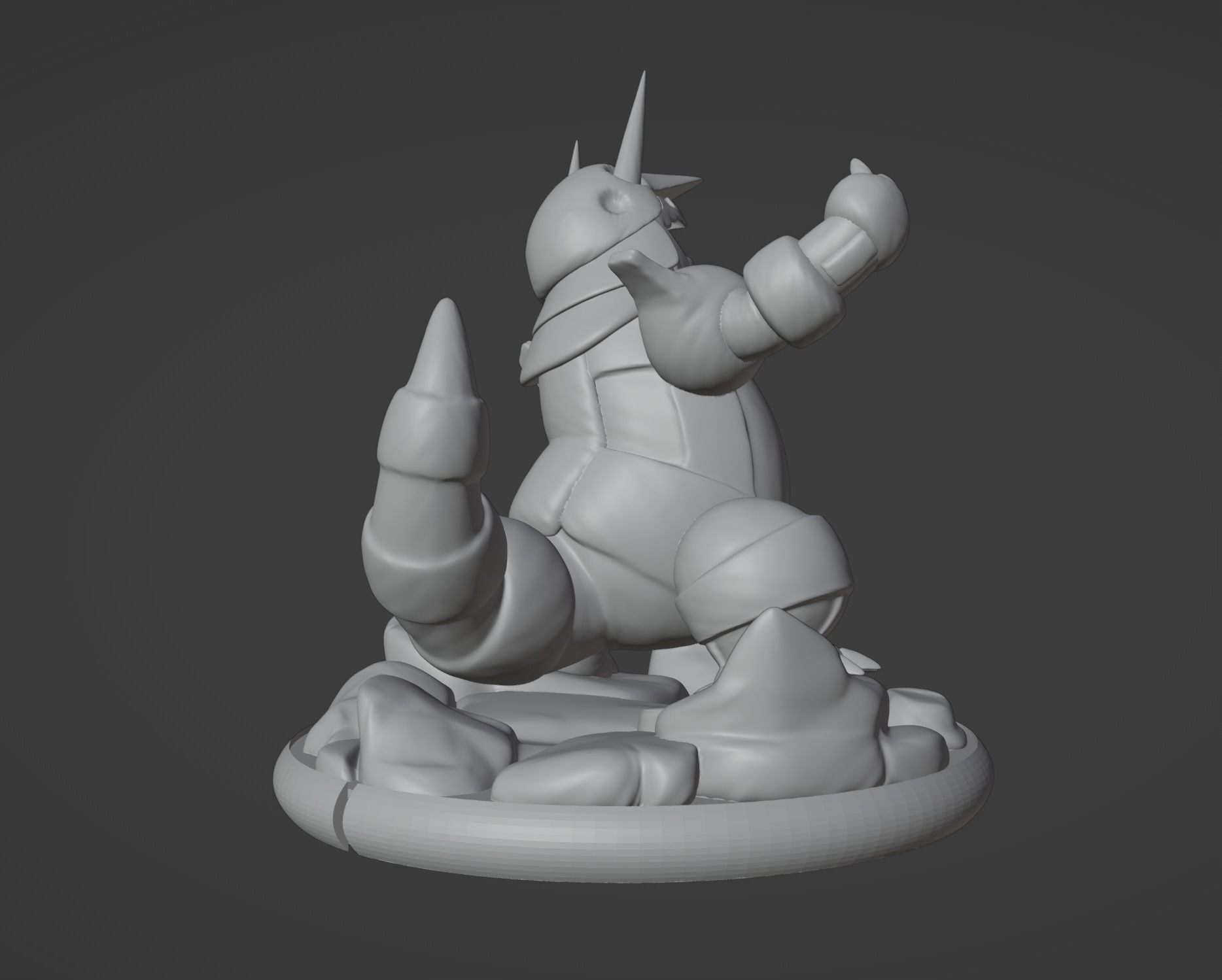 Aron Lairon Aggron And Mega Aggron 3D print model 3D model 3D printable ...