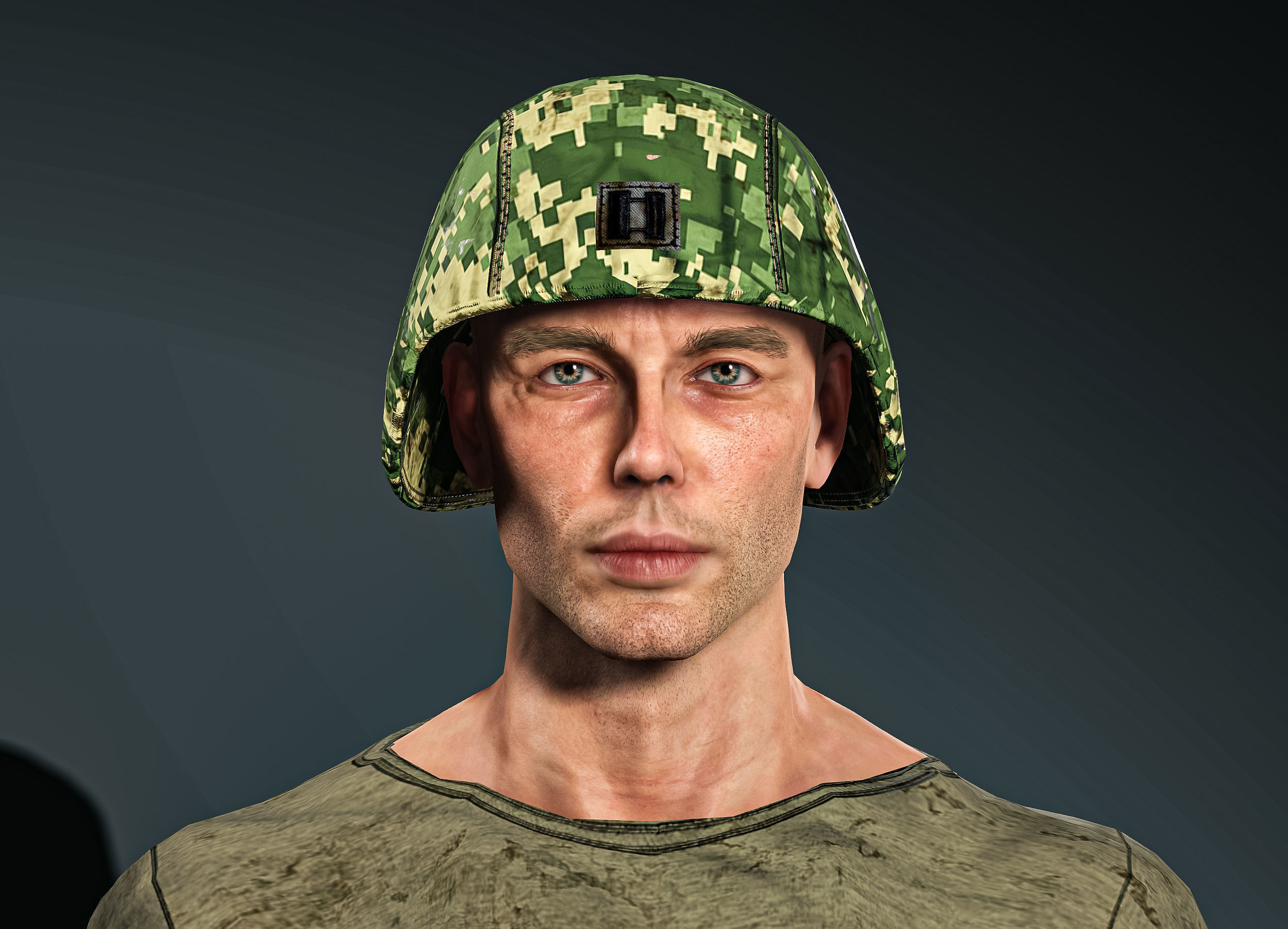 3D model High Quality Realistic Soldier Jungle 05 VR / AR / low-poly ...