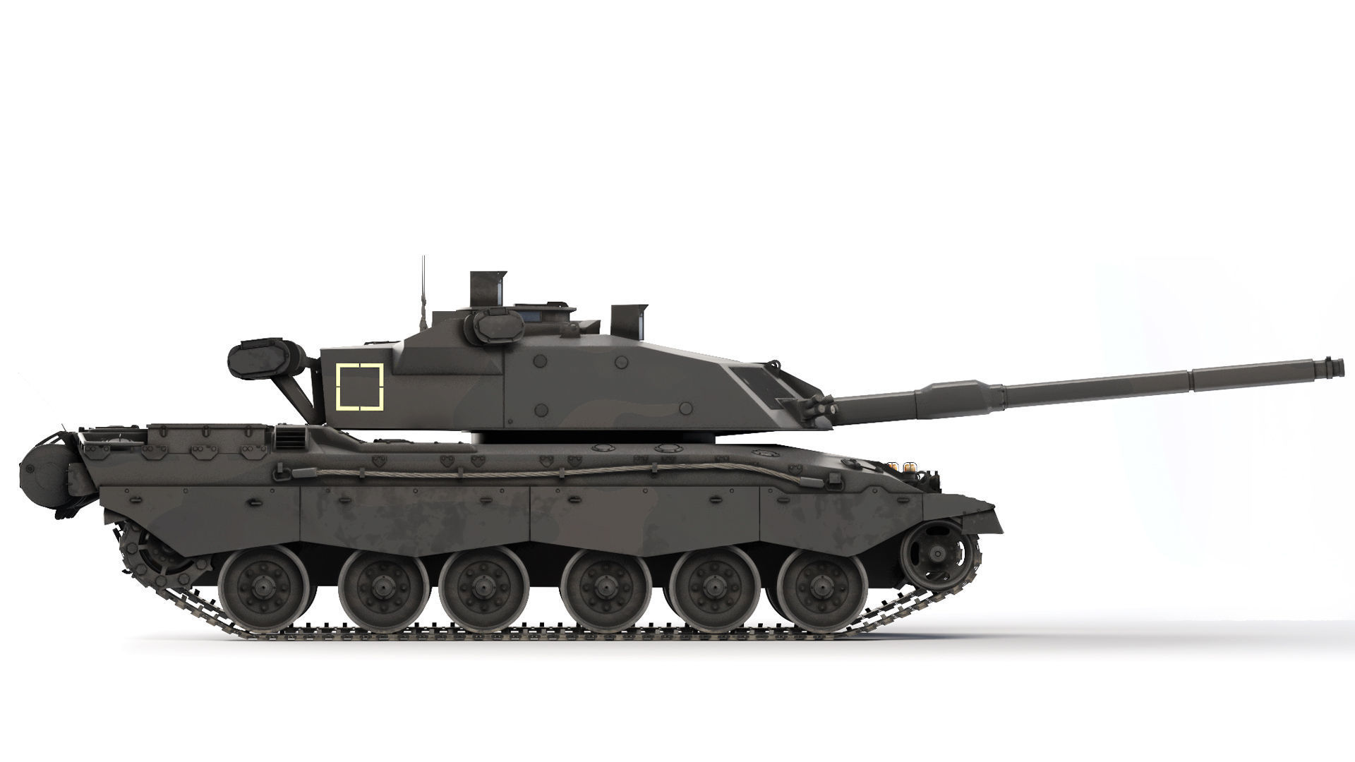 Tank Challenger 3 2022 3D model | CGTrader