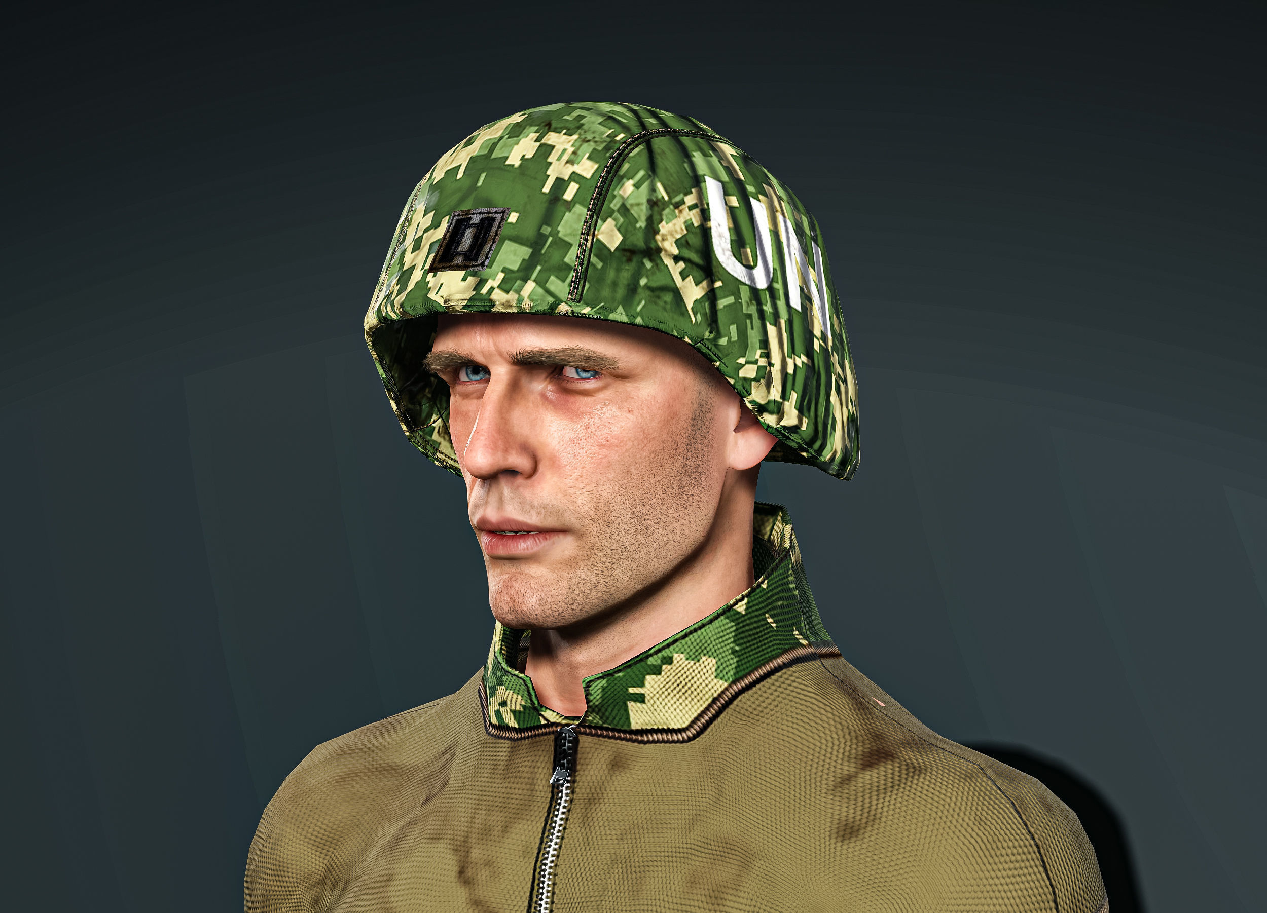 3D model High Quality Realistic Soldier Jungle 03 VR / AR / low-poly ...