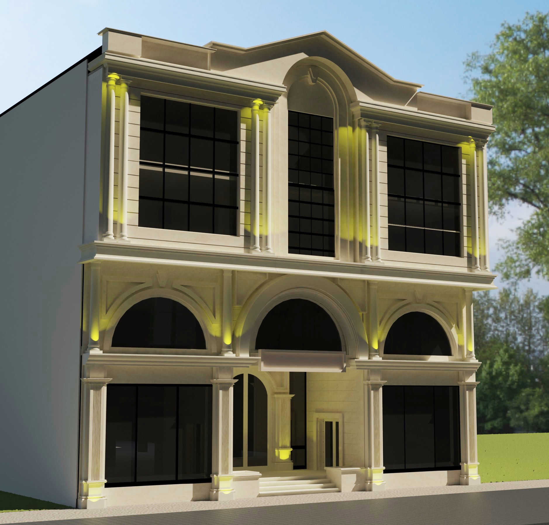 Classic design of the shop 3D model | CGTrader