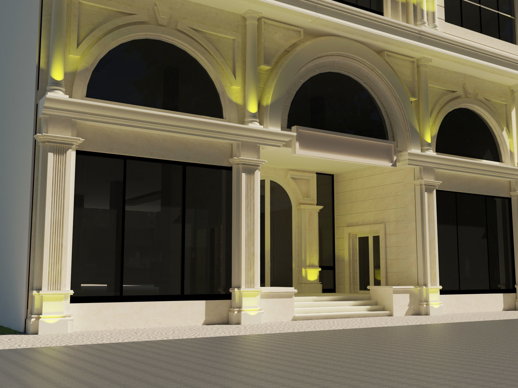 Classic design of the shop 3D model | CGTrader