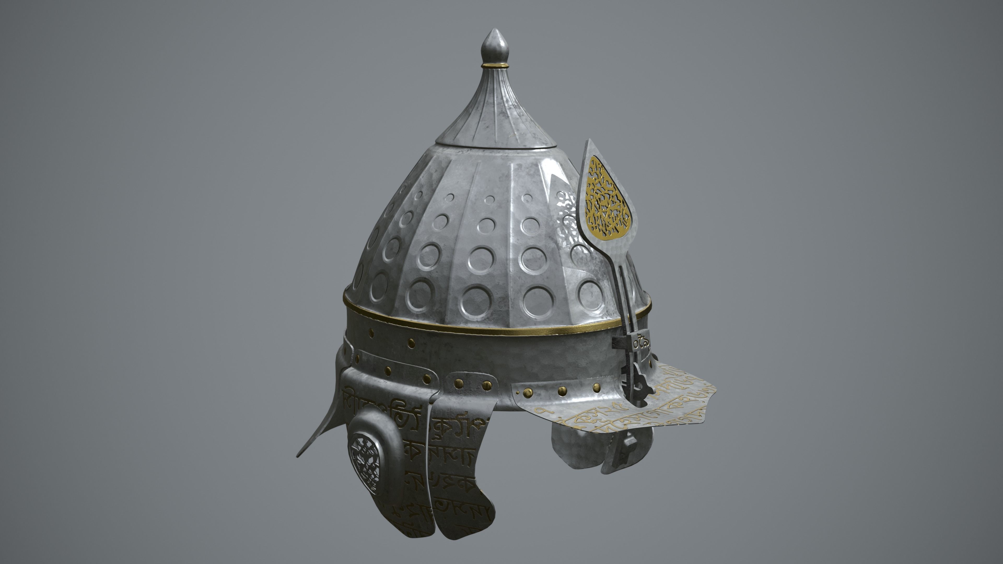 Turkish Medieval Helmet 3D model | CGTrader