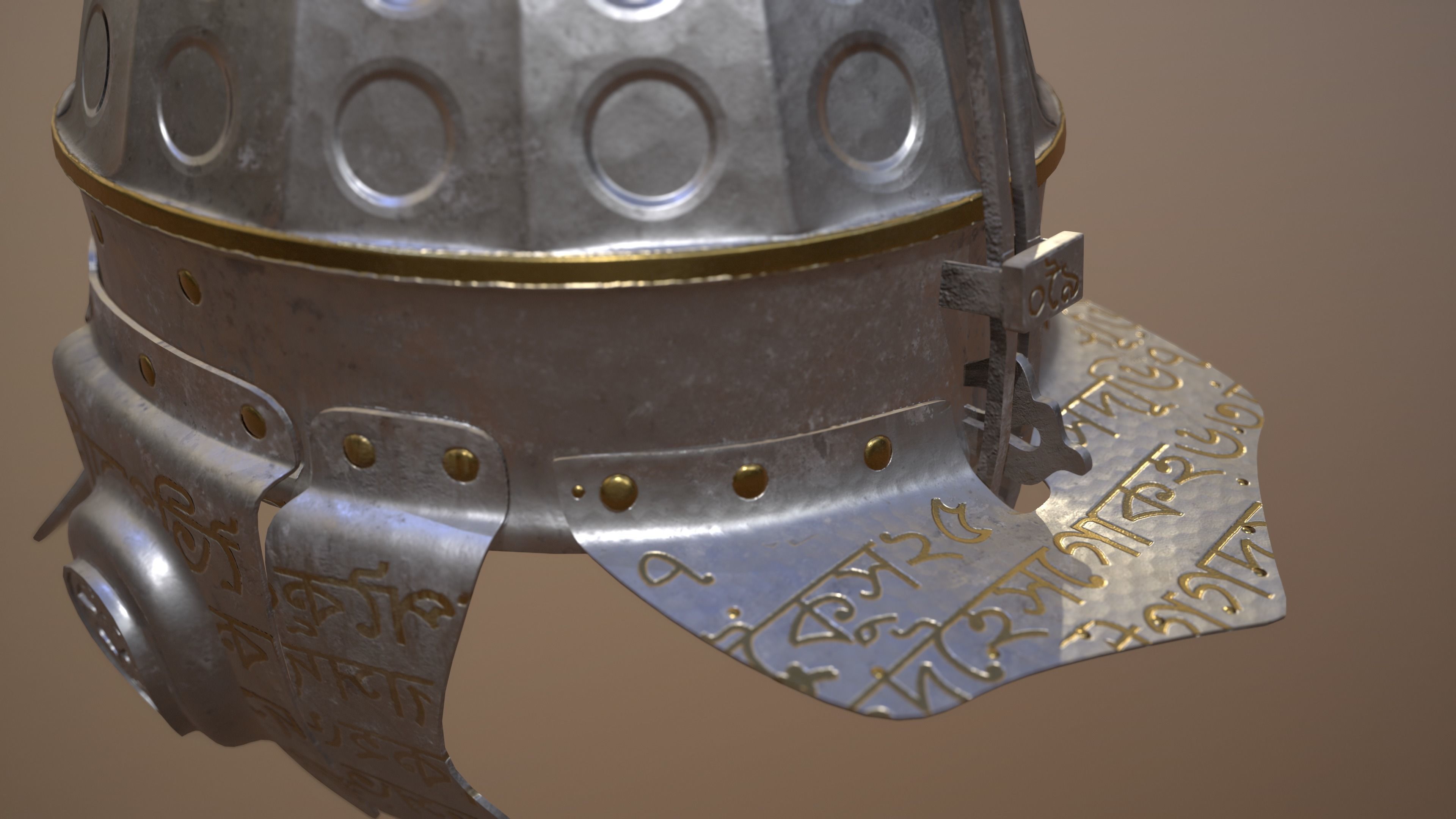Turkish Medieval Helmet 3D model | CGTrader