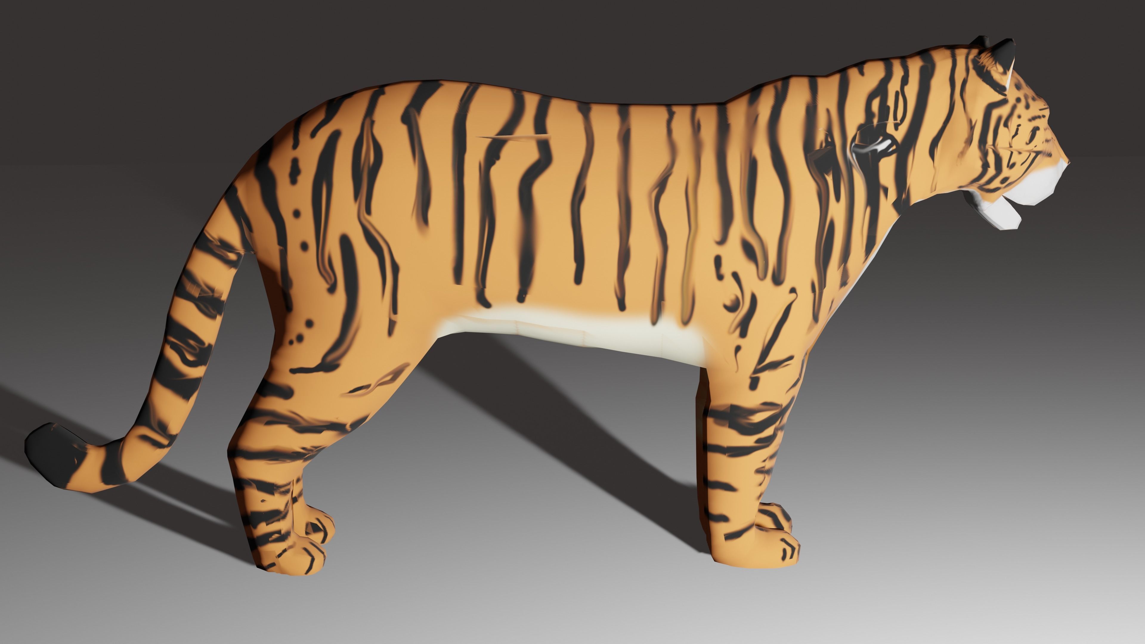 Big Cats collection lioness panther tiger and snow leopard 3D model ...
