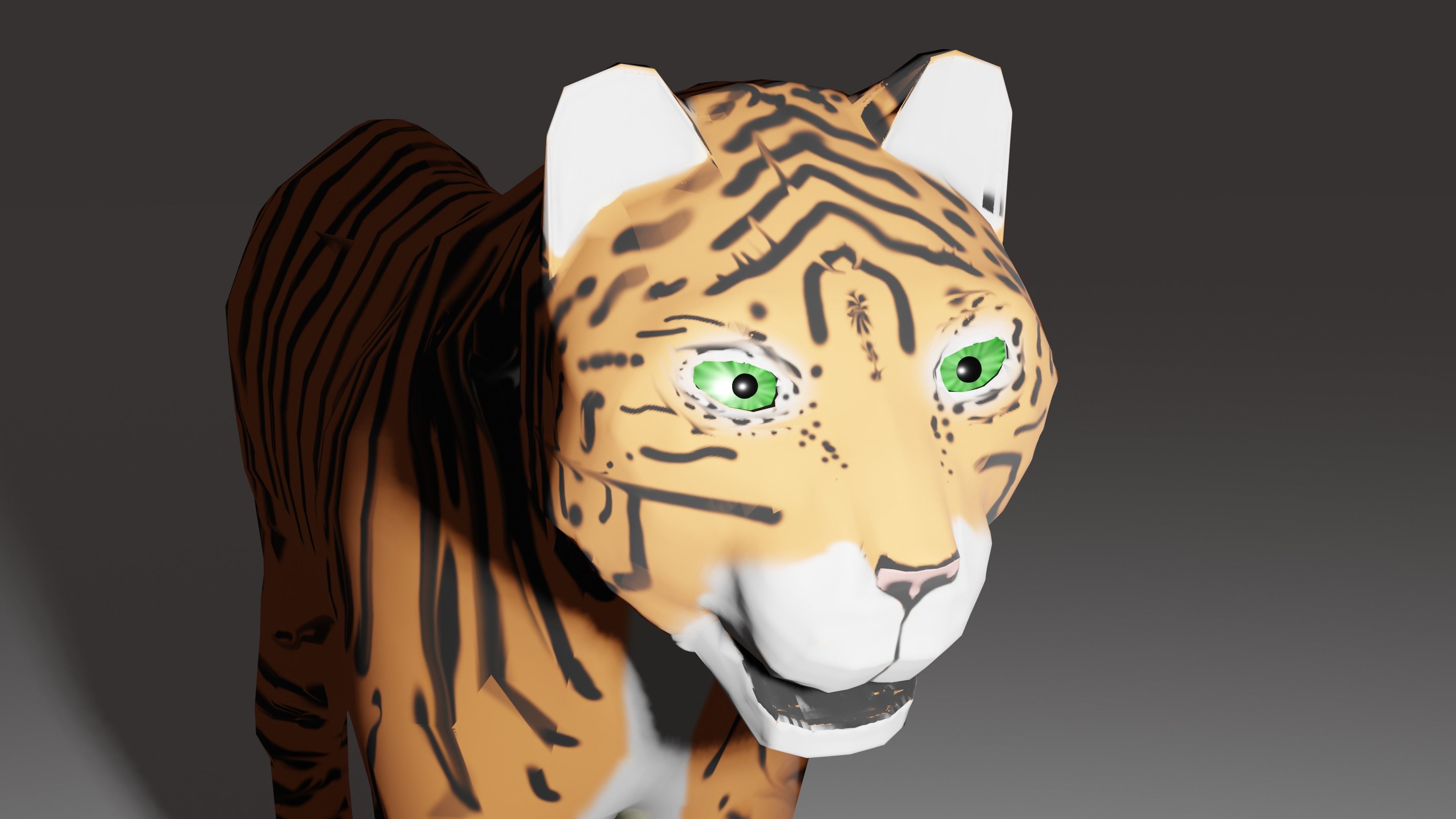 Big Cats collection lioness panther tiger and snow leopard 3D model ...