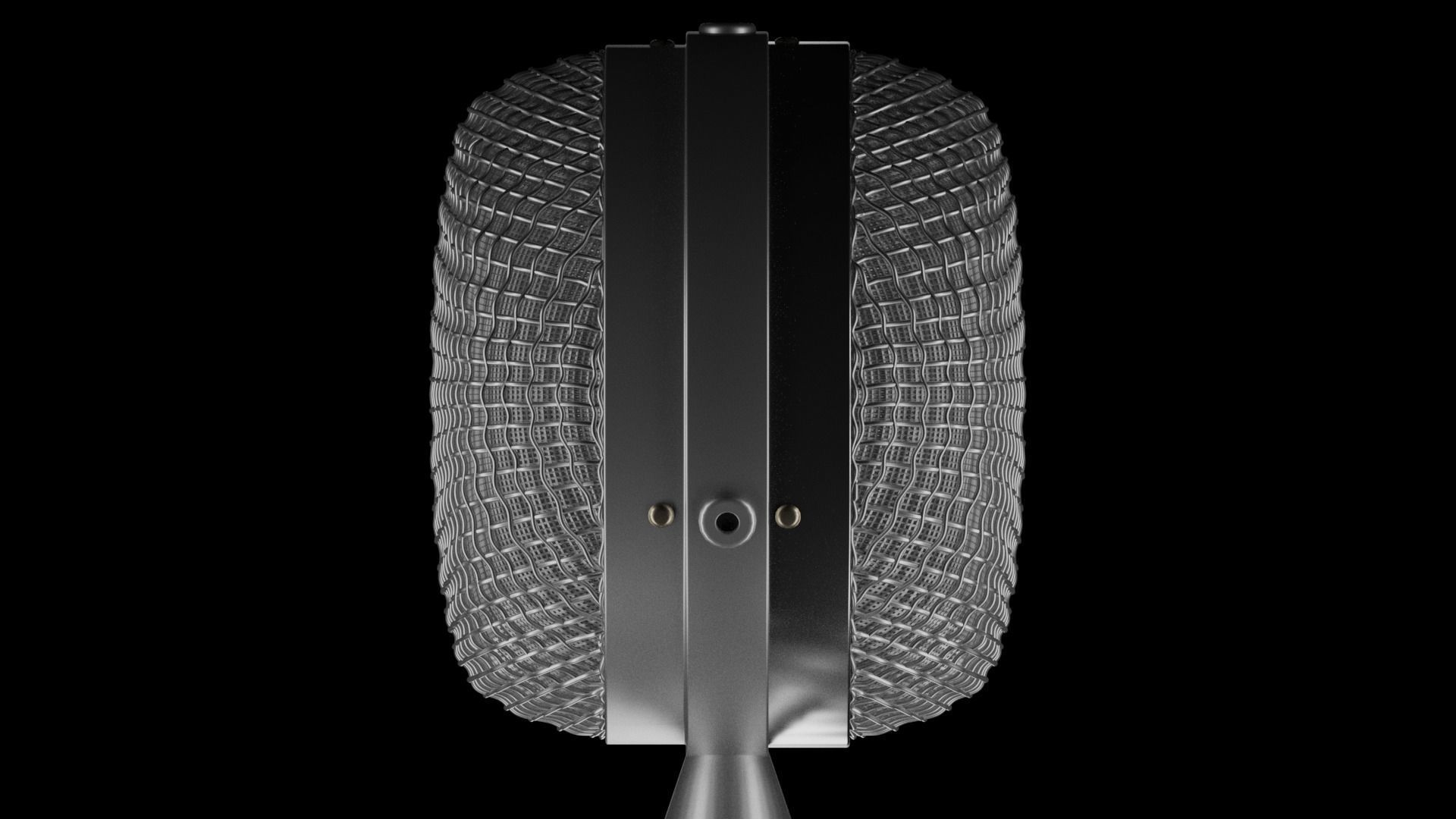 Blue Bottle Rocket Microphone 3D model | CGTrader