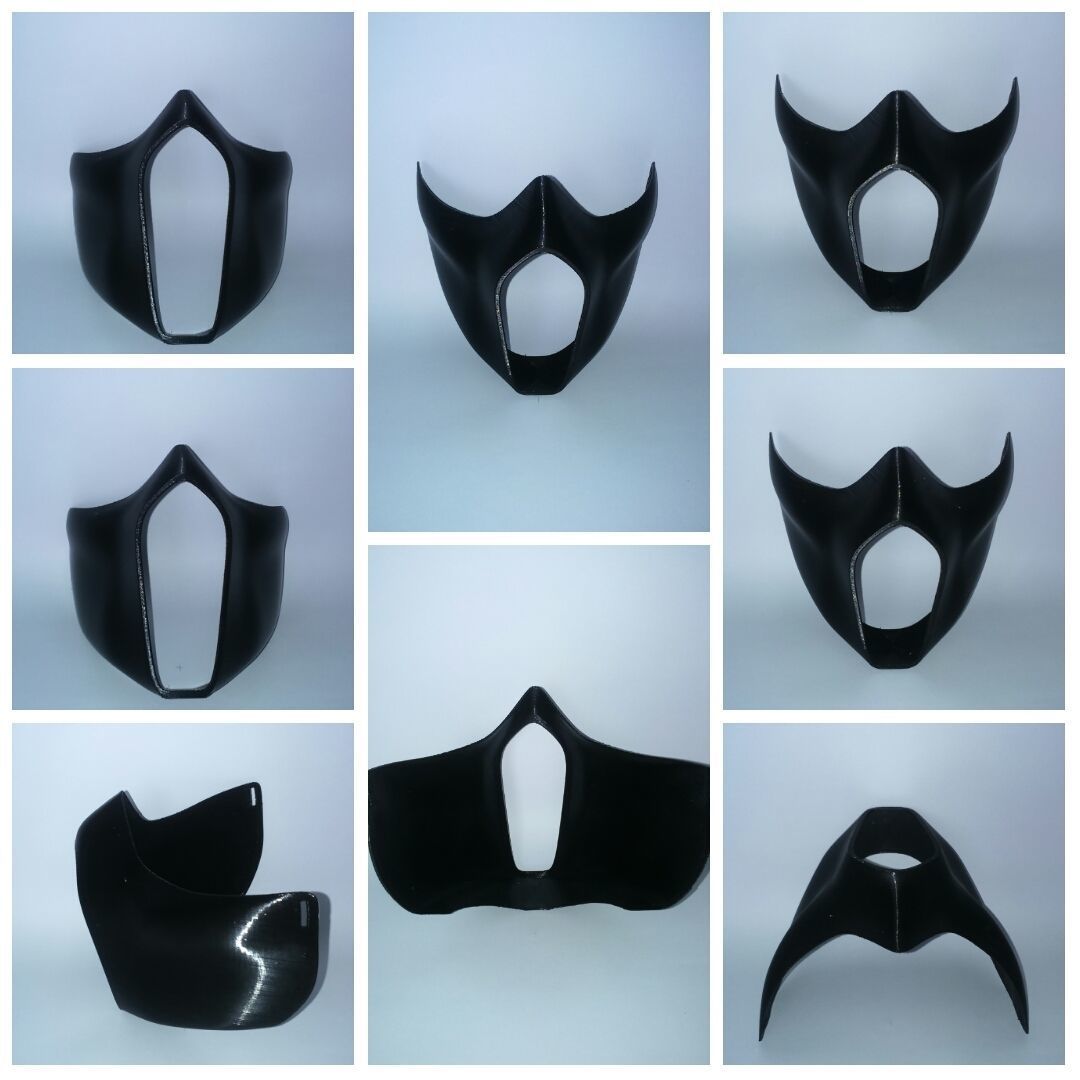 Mask fangs with opening mechanism 3D model 3D printable | CGTrader