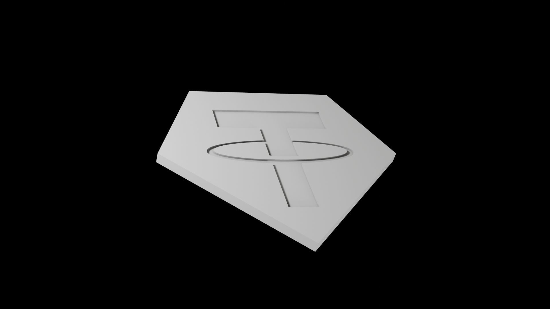 3D model Tether Gold XAUT Coin VR / AR / low-poly | CGTrader