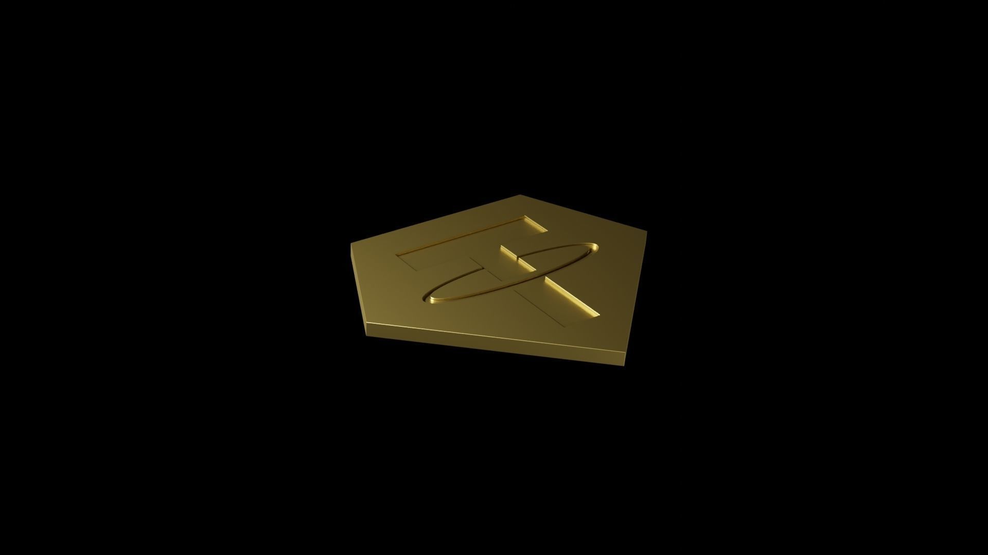 3D model Tether Gold XAUT Coin VR / AR / low-poly | CGTrader