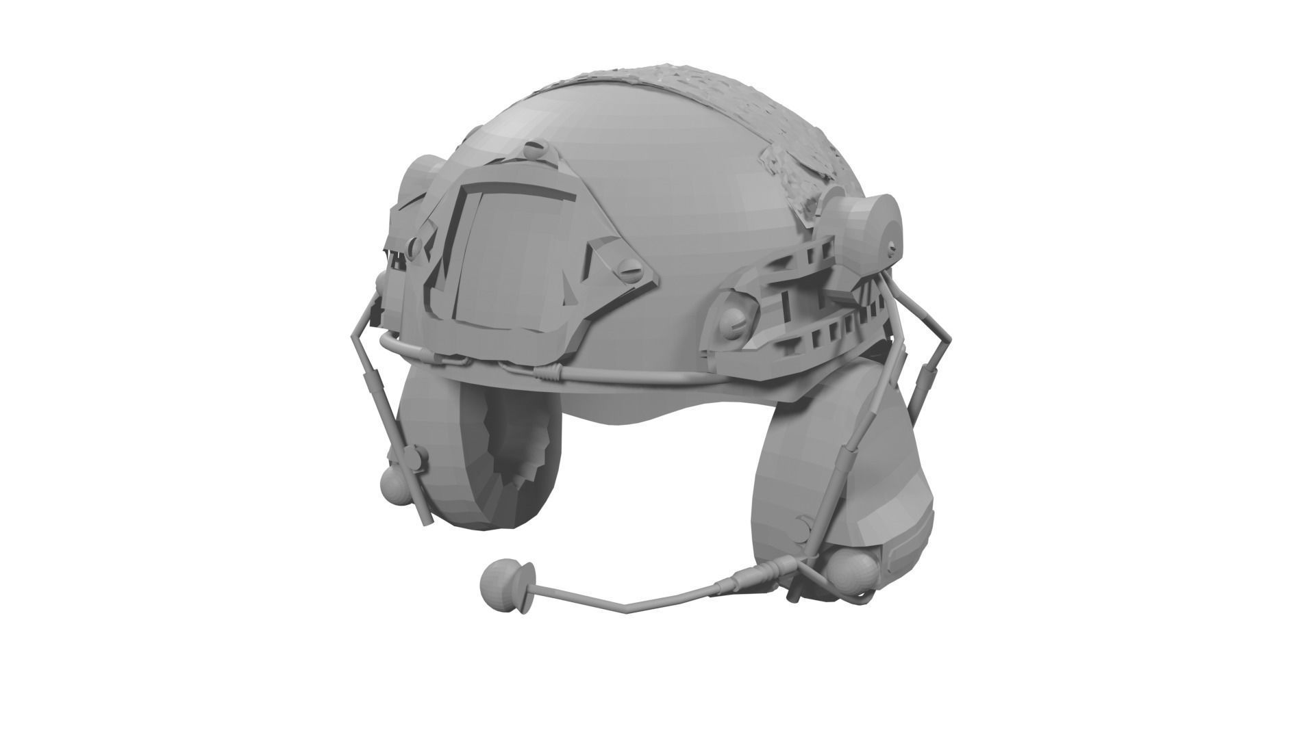 High Cut Tactical Helmet 3D model 3D printable | CGTrader