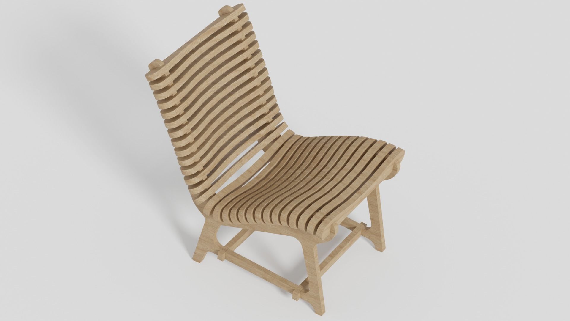 Parametric lounge chair 3D model | CGTrader