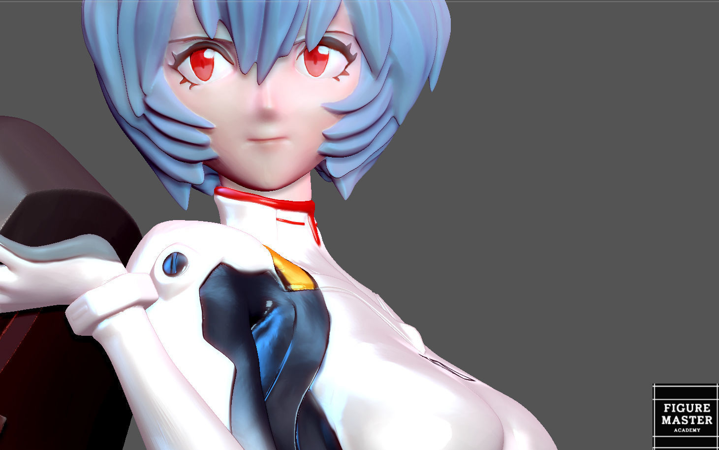 REI ASUKA COCKPIT PACK EVANGELION GIRL STATUE CUTE PRETTY ANIME 3D ...