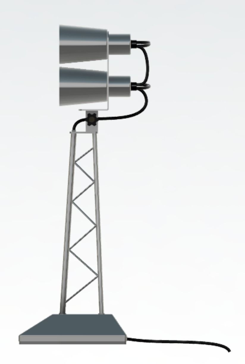 Football Stadium Table Lamp 3D model | CGTrader